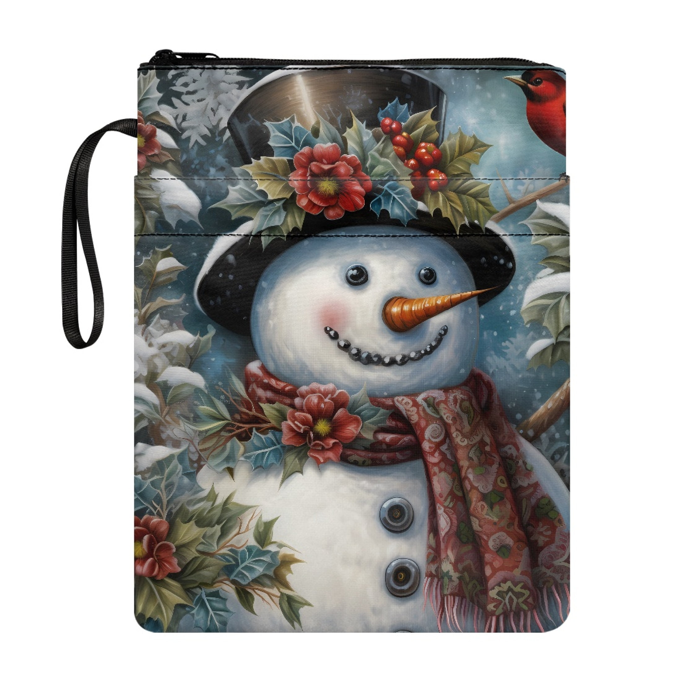 HELLHERO Book Organizer Bag Retro Bible Carrier Tote Bag with Washable ...