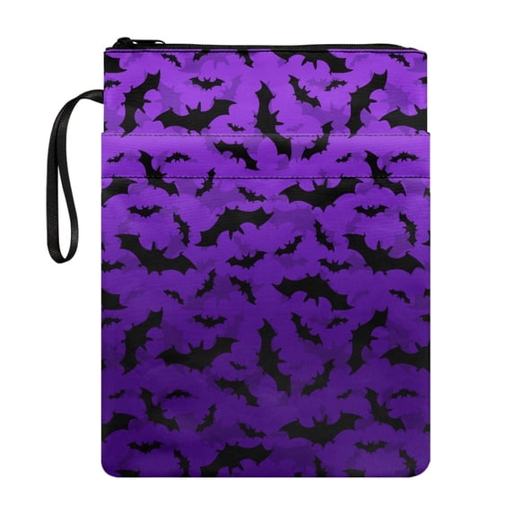 HELLHERO Book Protector Easy Carry Book Case Polyester Fabric Handle ...