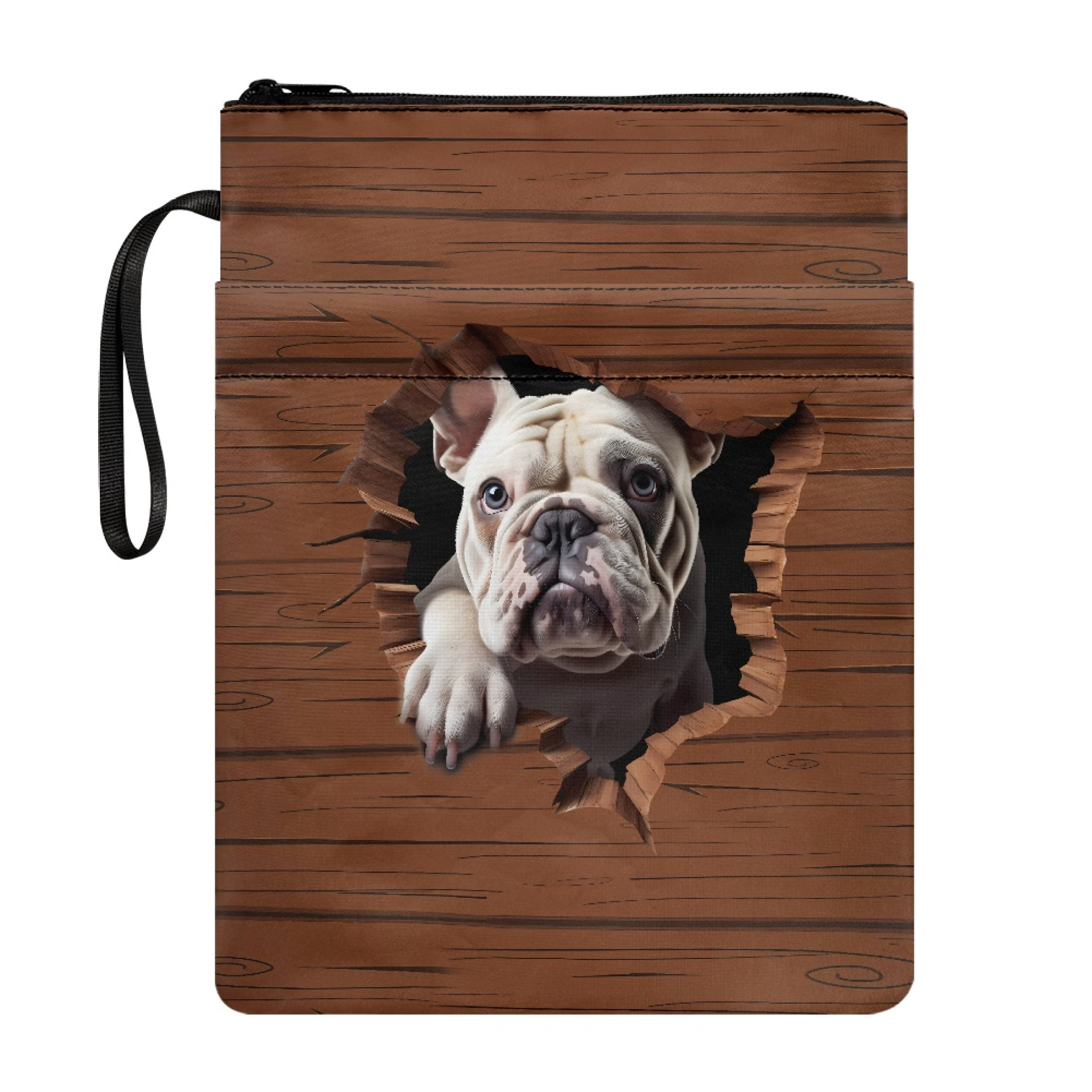 HELLHERO Book Sleeve Cover Book Cover for Zipper Easy Carry Book Case ...