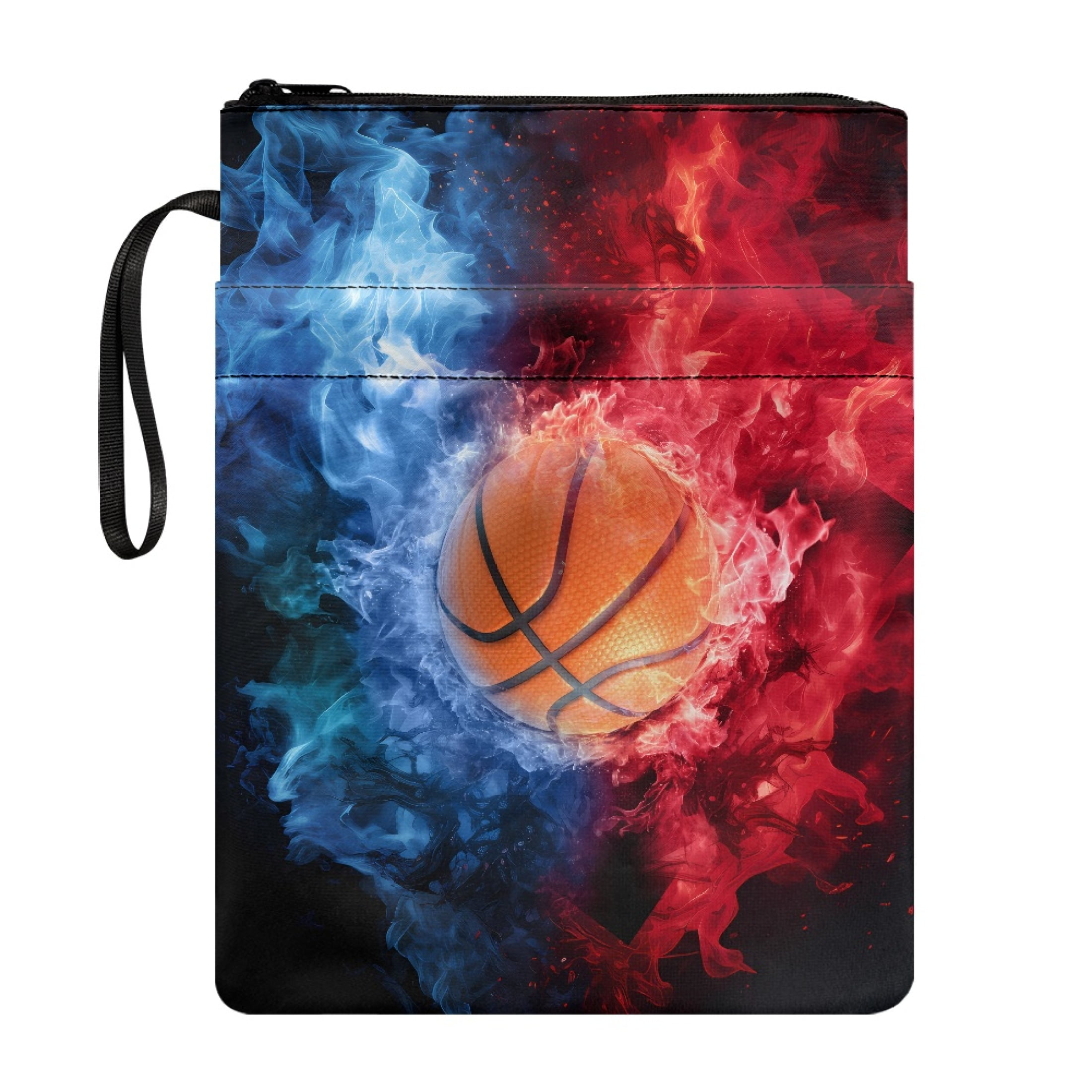 HELLHERO Books Sleeve Polyester Fabric Bible Carrier Tote Bag Book ...