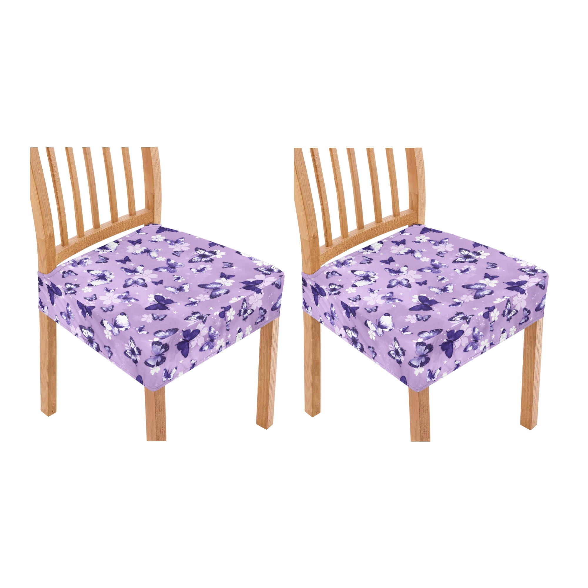 HELLHERO Butterfly Print Chair Slipcovers for Dining Room, Stretchy ...
