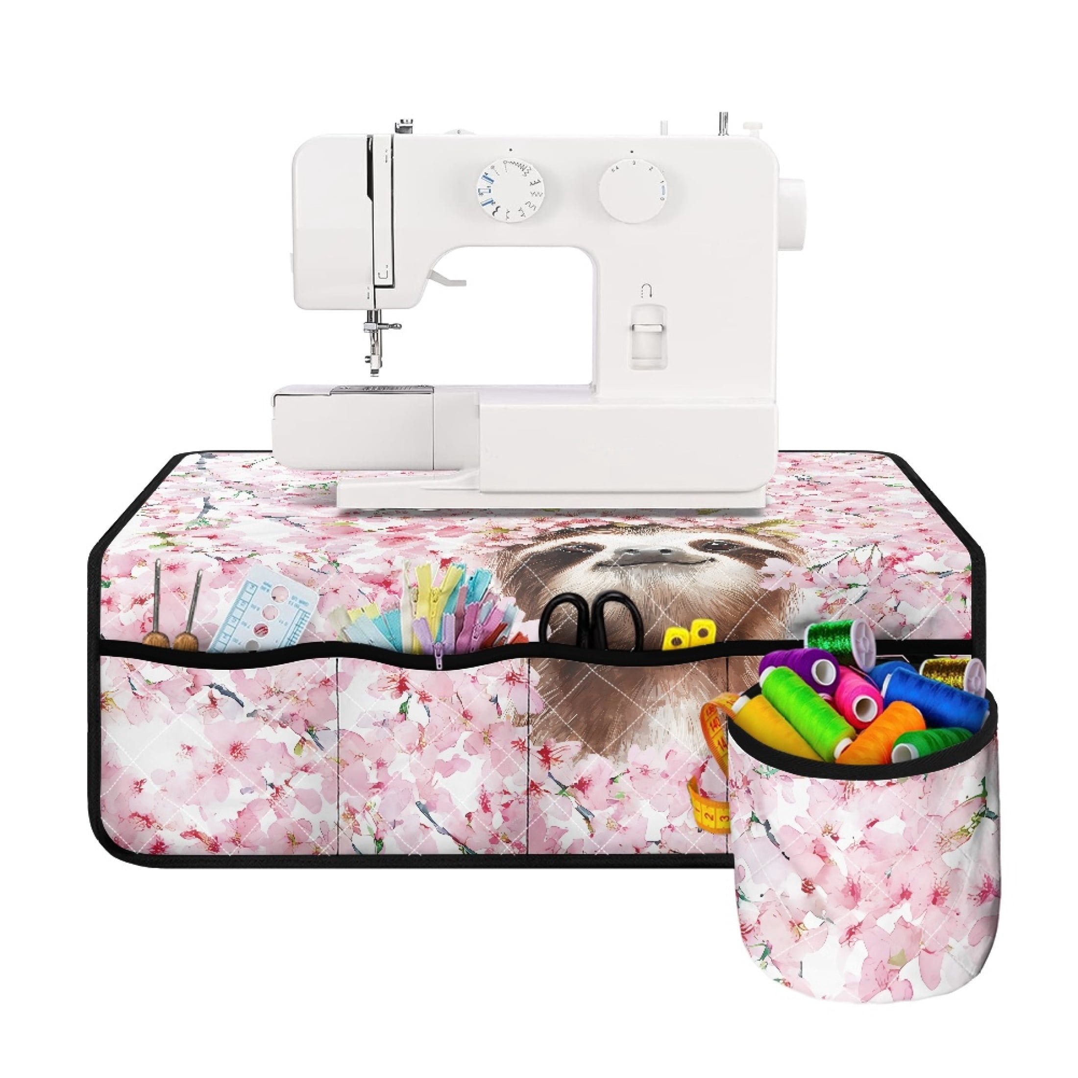 HELLHERO Cherry Sloth Bloom Sewing Machine Mat Beautiful & Practical ...