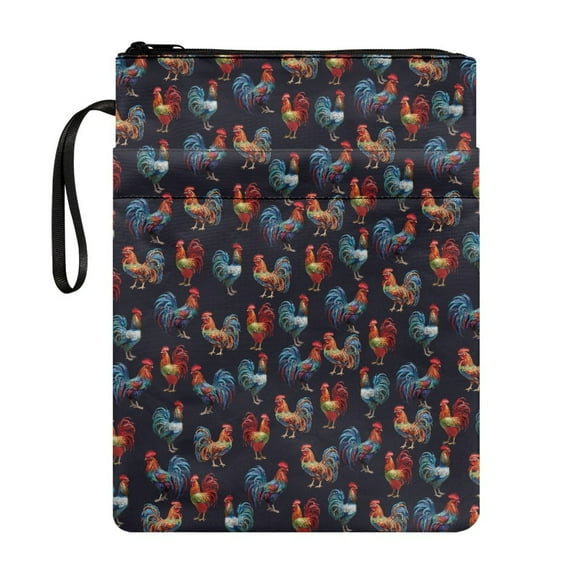 HELLHERO Chick Pattern Design Book Sleeve Protector with Zipper ...