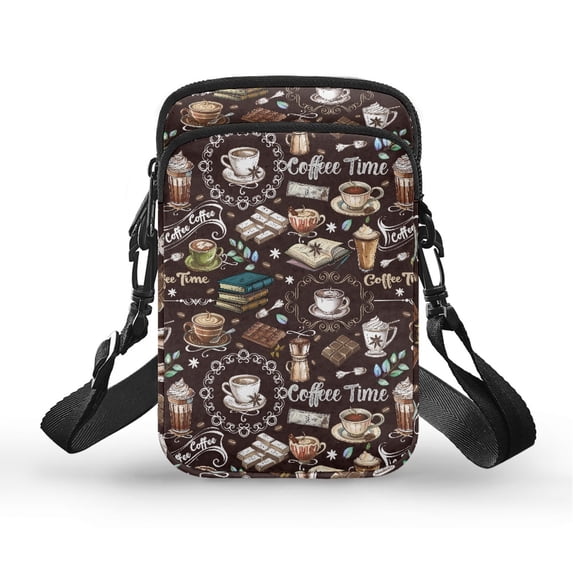 HELLHERO Coffee Crossbody Small Crossbody Bags Polyester Women ...