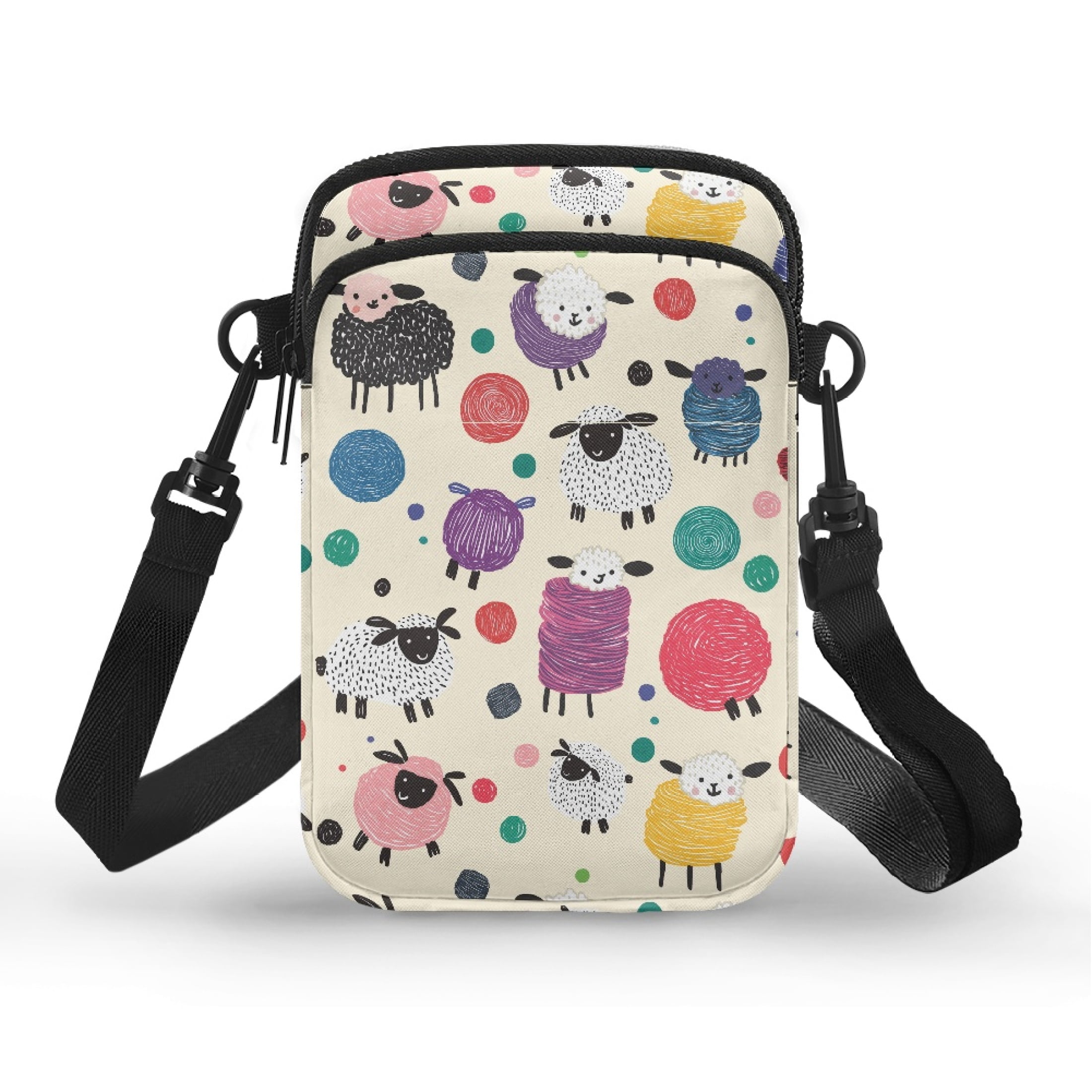 HELLHERO Colorful Sheep with Childlike Charm with Shoulder Strap ...