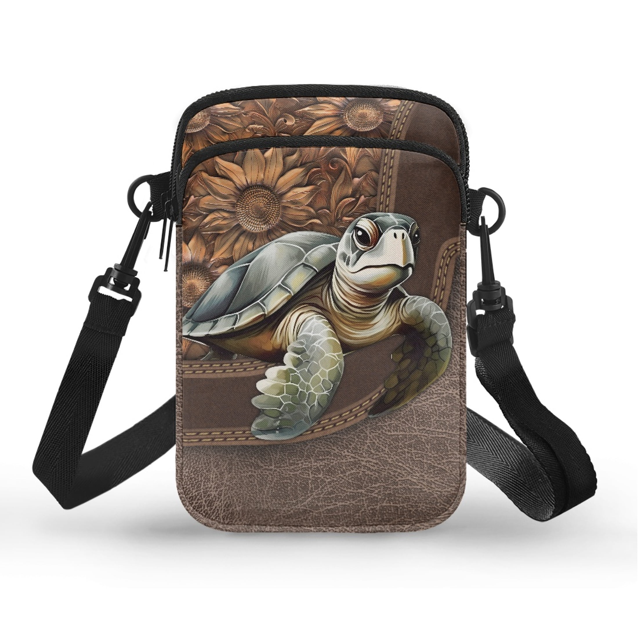 HELLHERO Crossbody Small Bags Turtle Pattern Design Women Adjustable ...