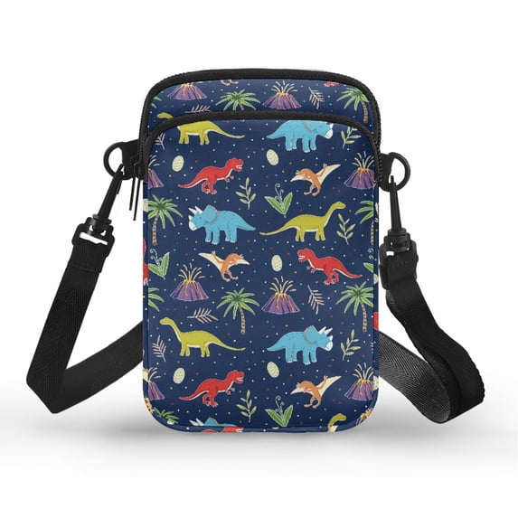 HELLHERO Dinosaur Crossbody Small Bags Polyester with Adjustable Strap ...
