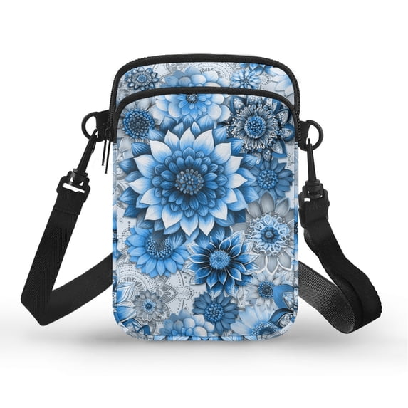 HELLHERO Floral Design Cross Body Purse Unique Gift, Adjustable ...