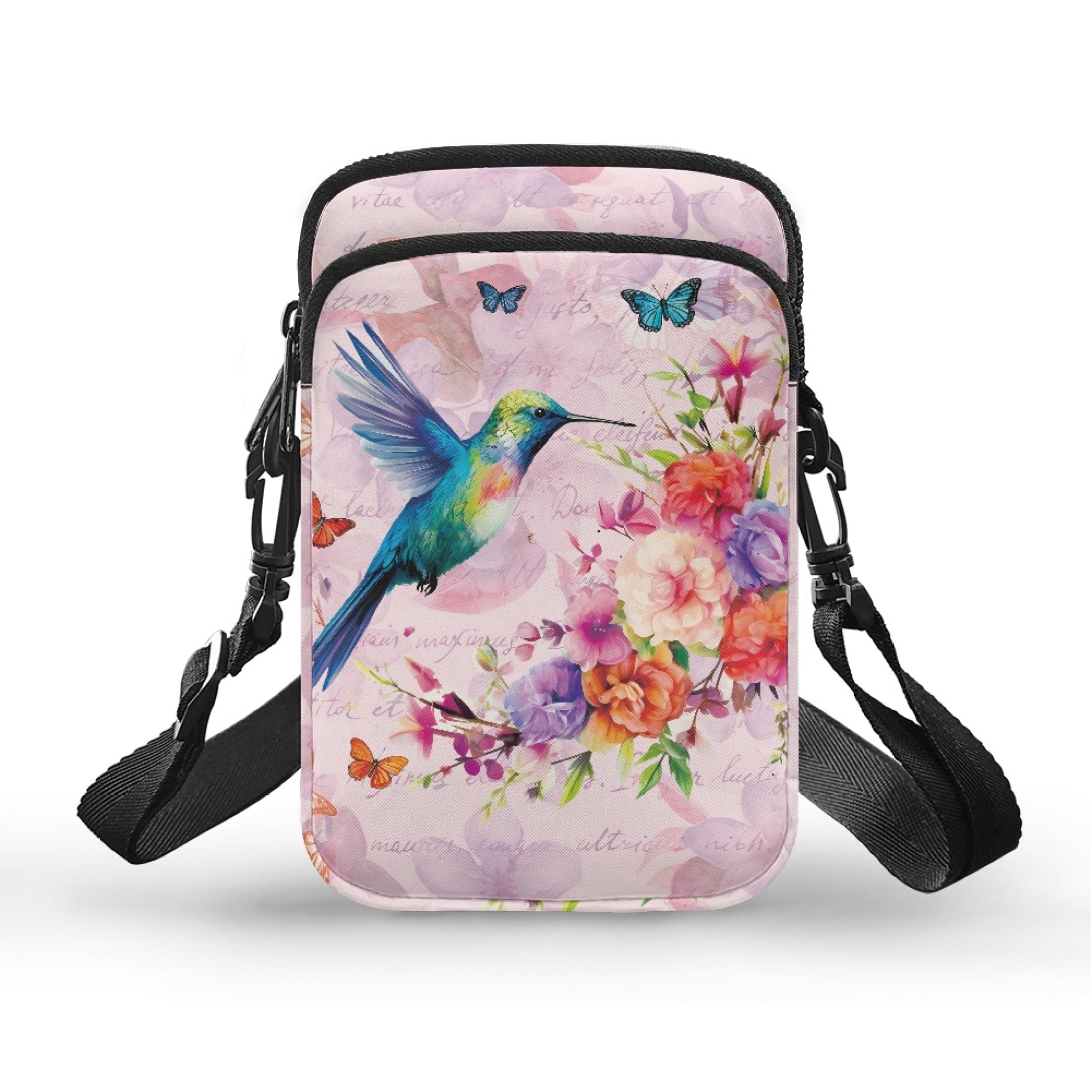 HELLHERO Flowers and Butterflie Shoulder Purse Adults Underarm Shoulder ...