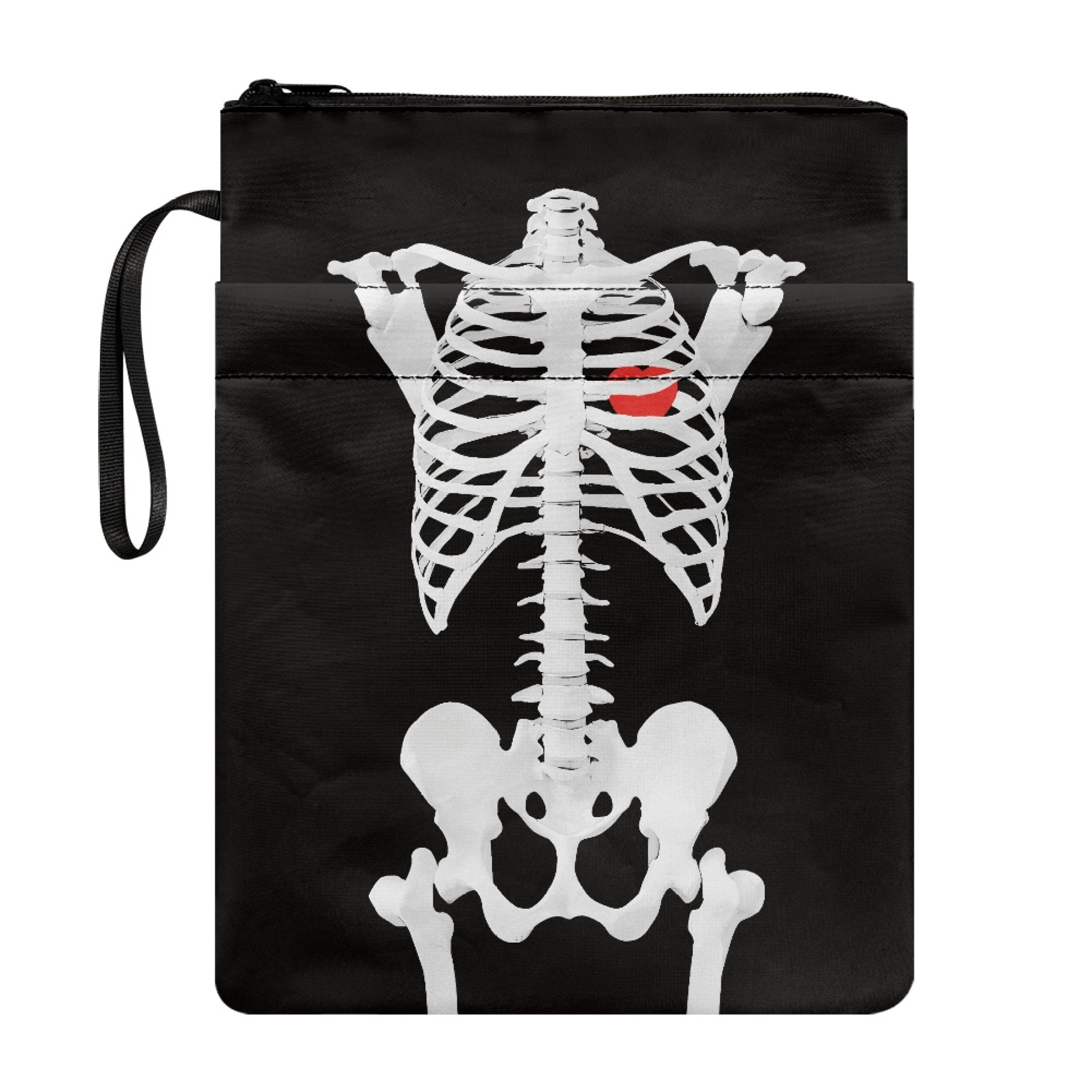 HELLHERO Human Skeleton Book Lovers Gifts Bible Cover with Handle ...