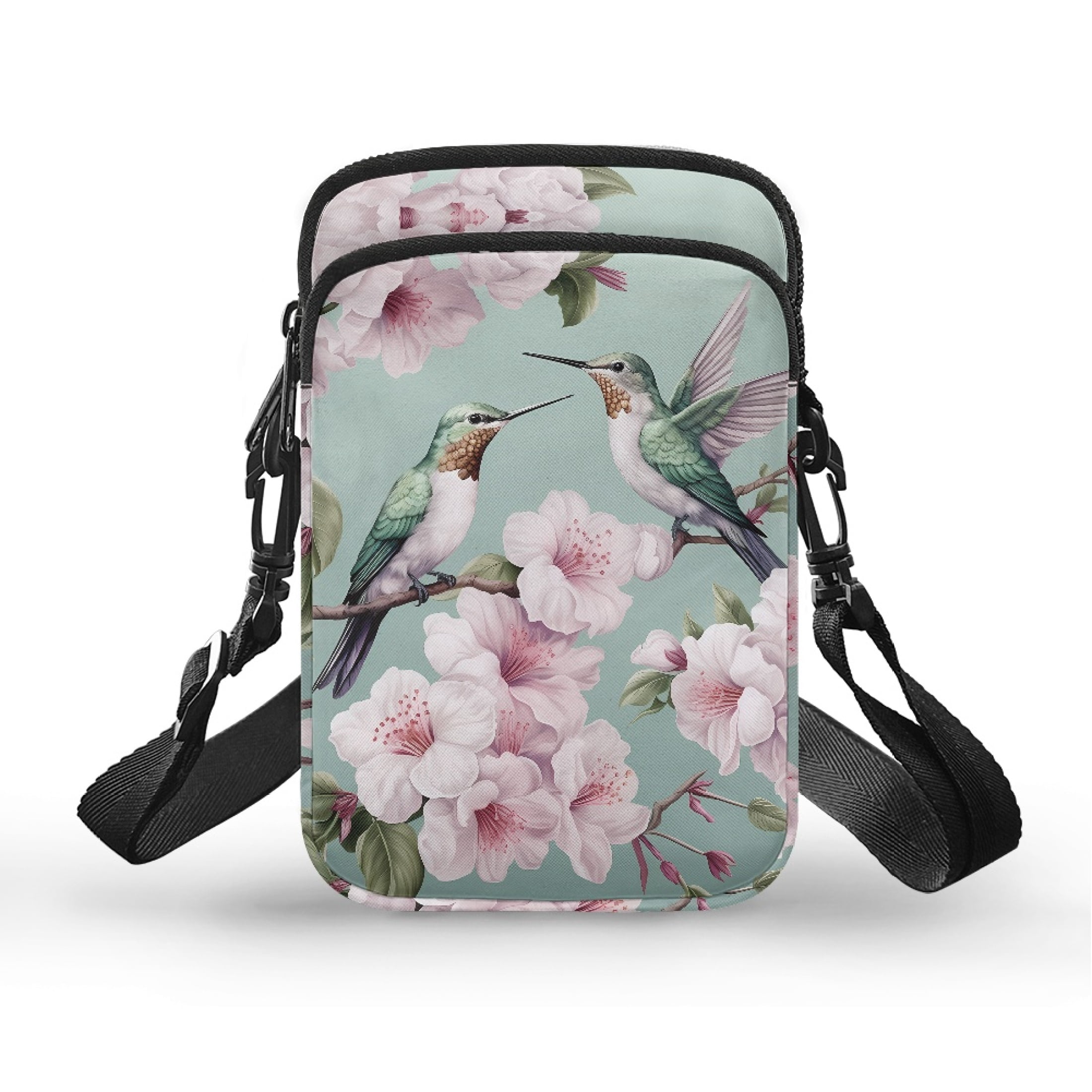 HELLHERO Hummingbird Floral Pattern (Bag Only) Crossbody Sling Bags ...