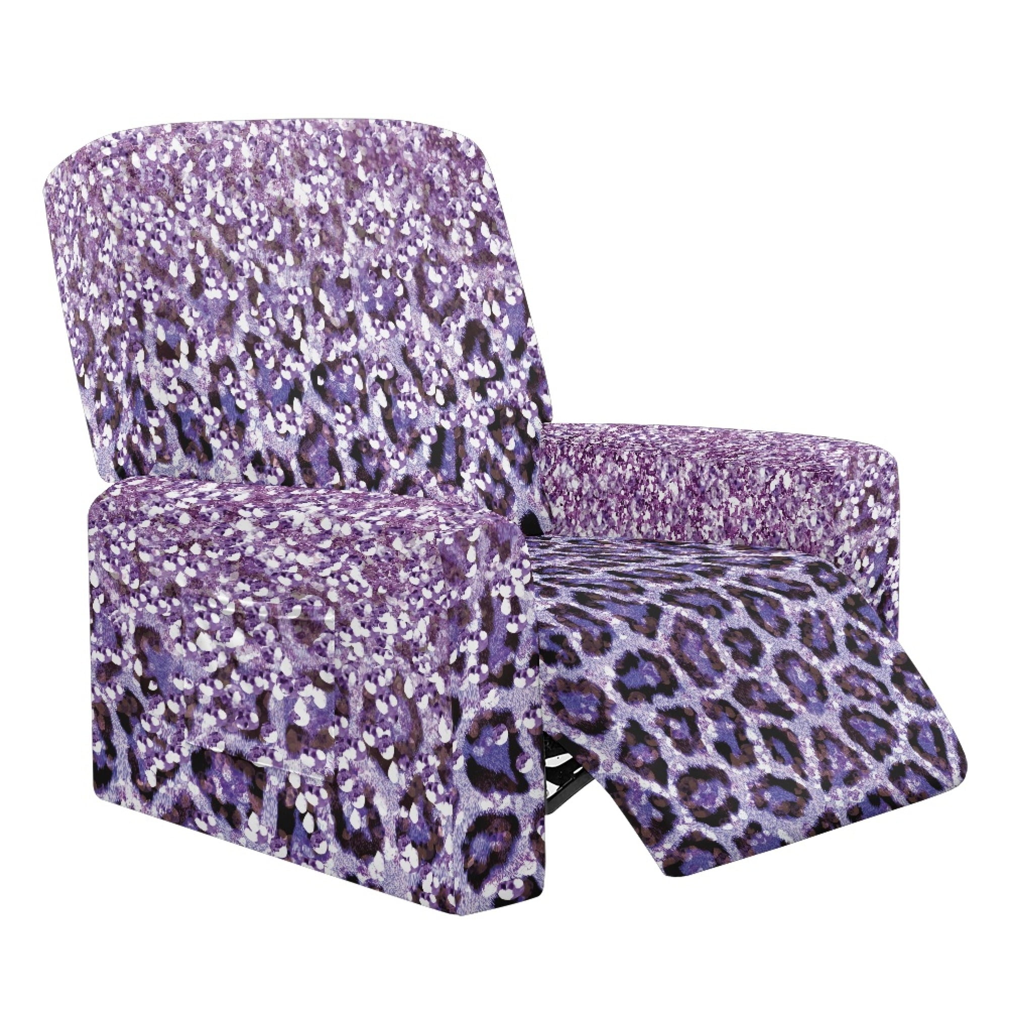HELLHERO Leopard Print Couch Covers for Reclining Chair Stretchy Cover ...