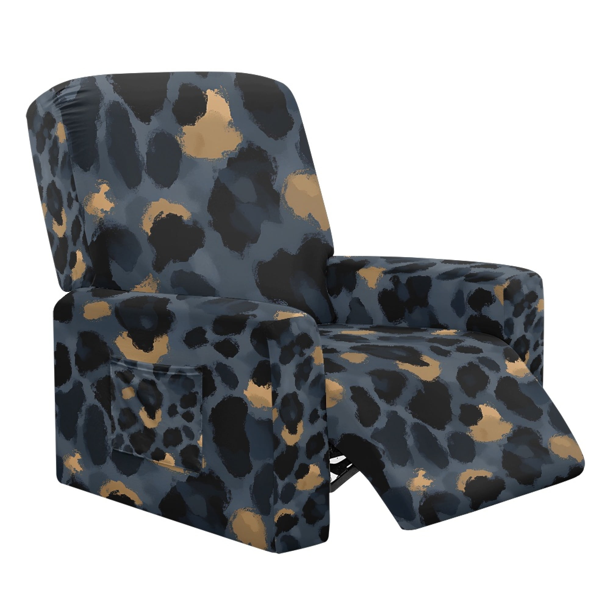 HELLHERO Leopard Print Couch Covers for Reclining Couches Skin Friendly ...