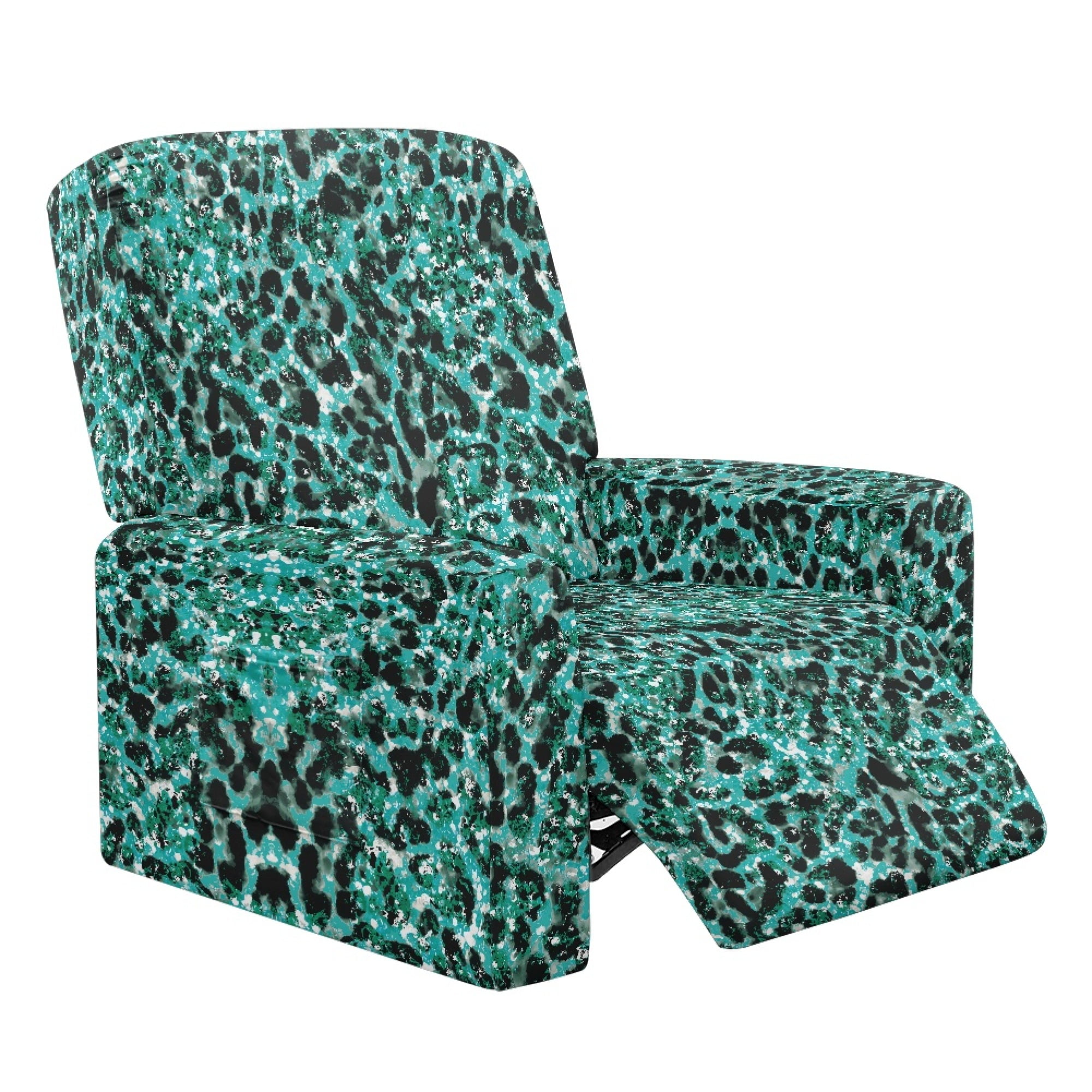 HELLHERO Leopard Print Recliner Chair Slipcovers for Reclining Chairs ...