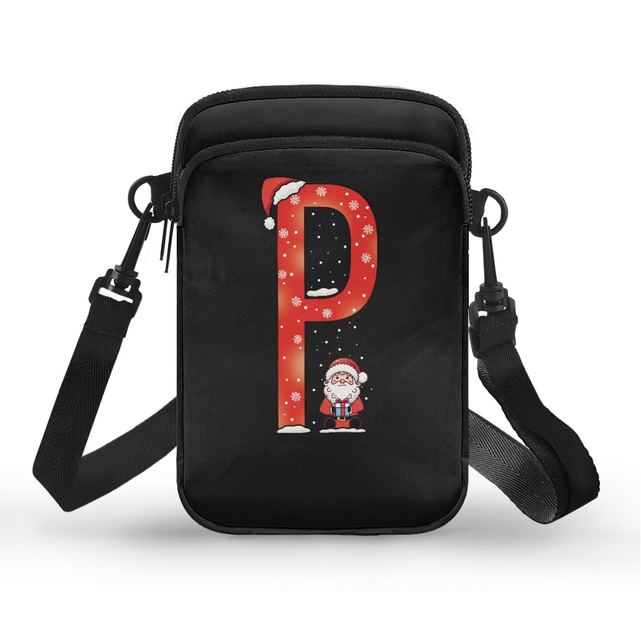 HELLHERO Letter P with Santa Shoulder Purse Vintage, with Adjustable ...