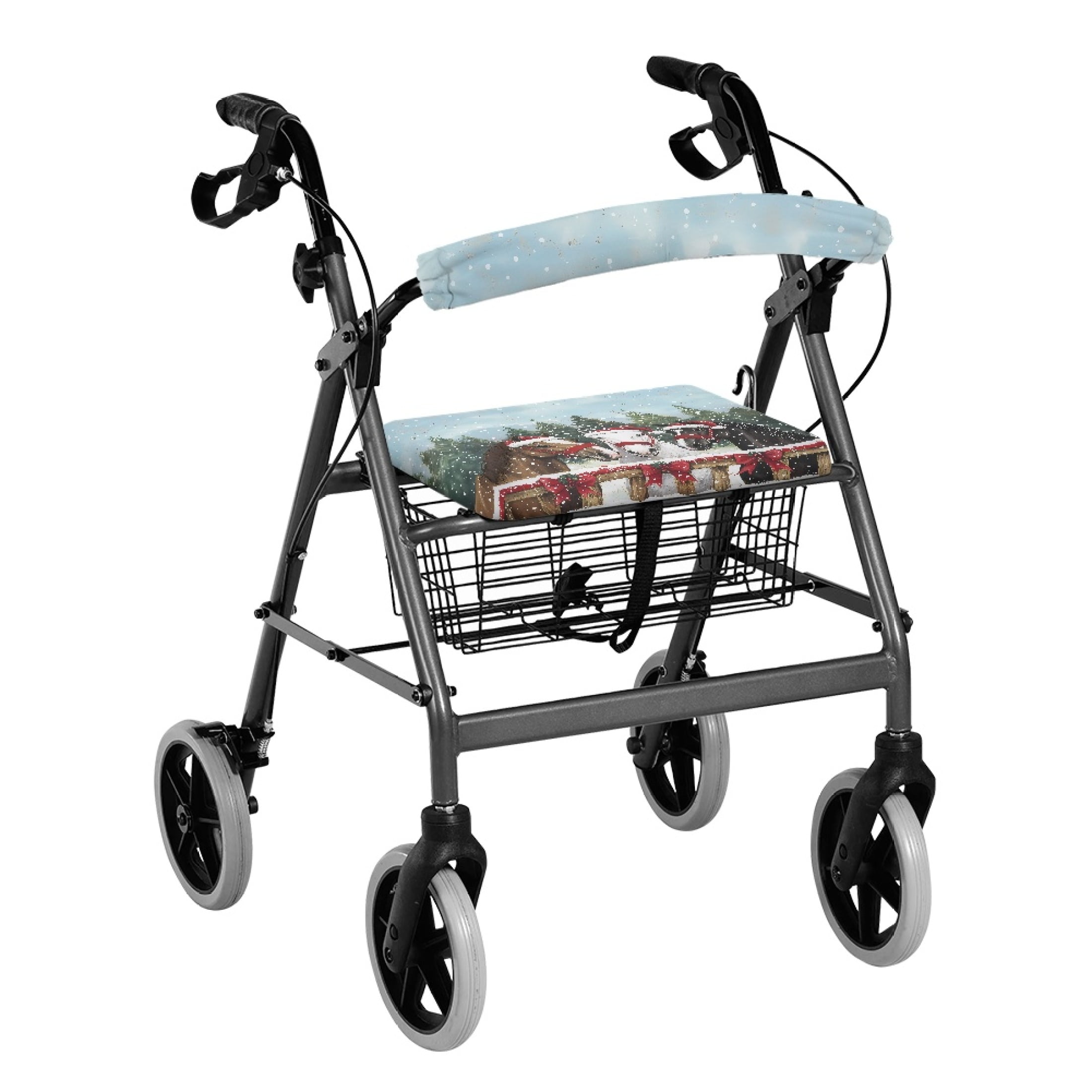 HELLHERO Little Horse Christmas Themed Detachable Walker Seat Cover Set ...