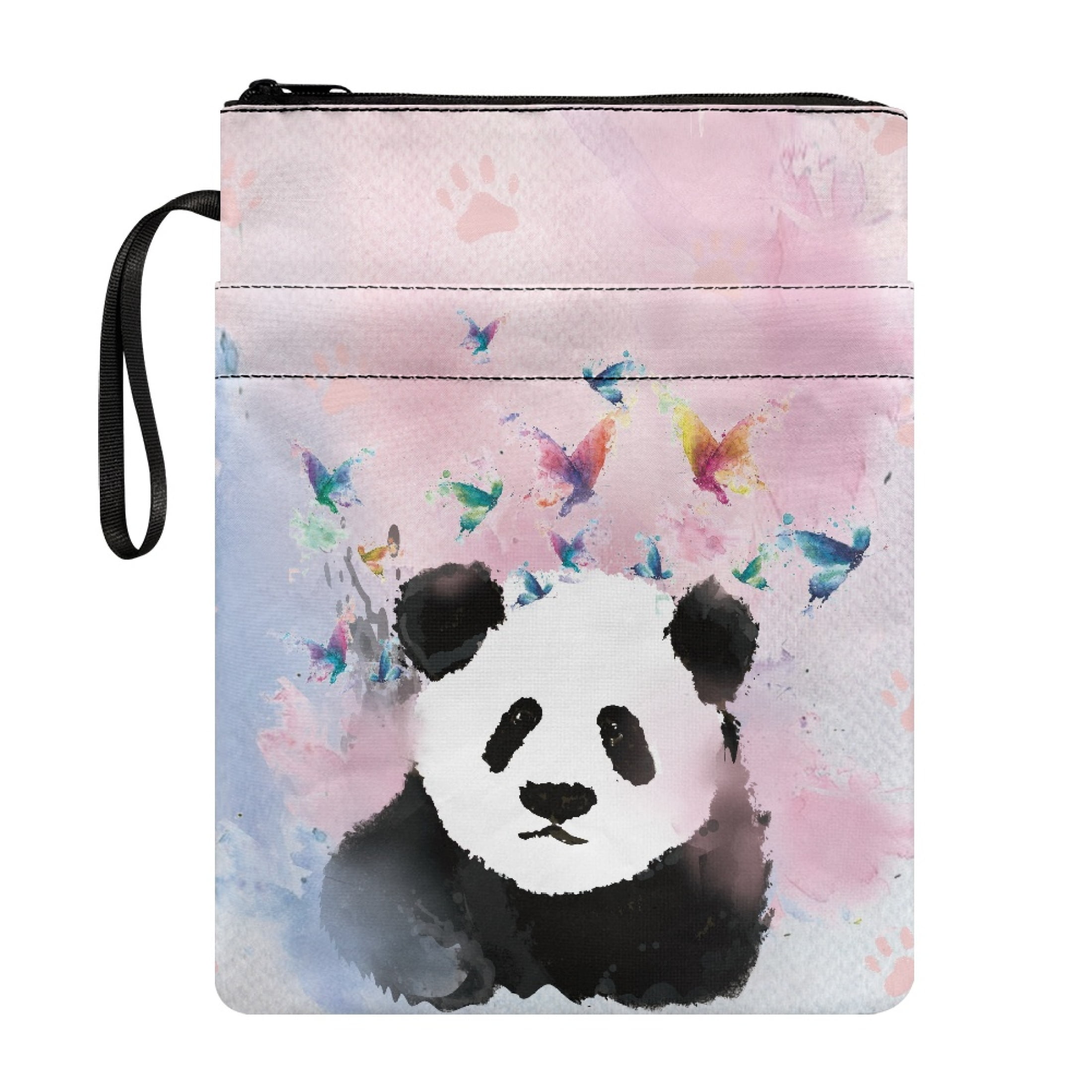HELLHERO Panda Butterfly Design 11.4 Inch X 8.66 Inch Polyester Book ...