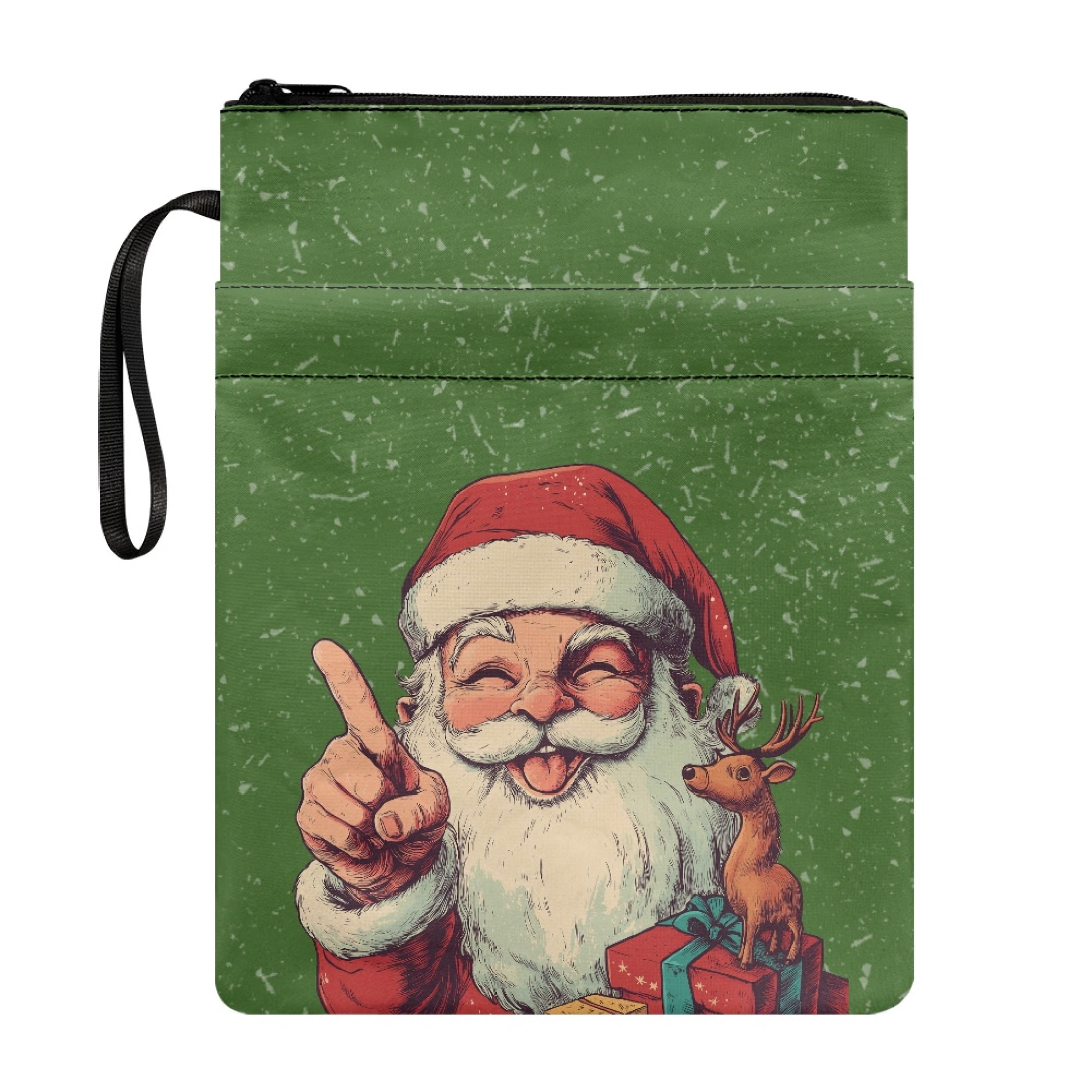 HELLHERO Polyester Fabric Book Sleeve Protector for Women Easy Carry ...
