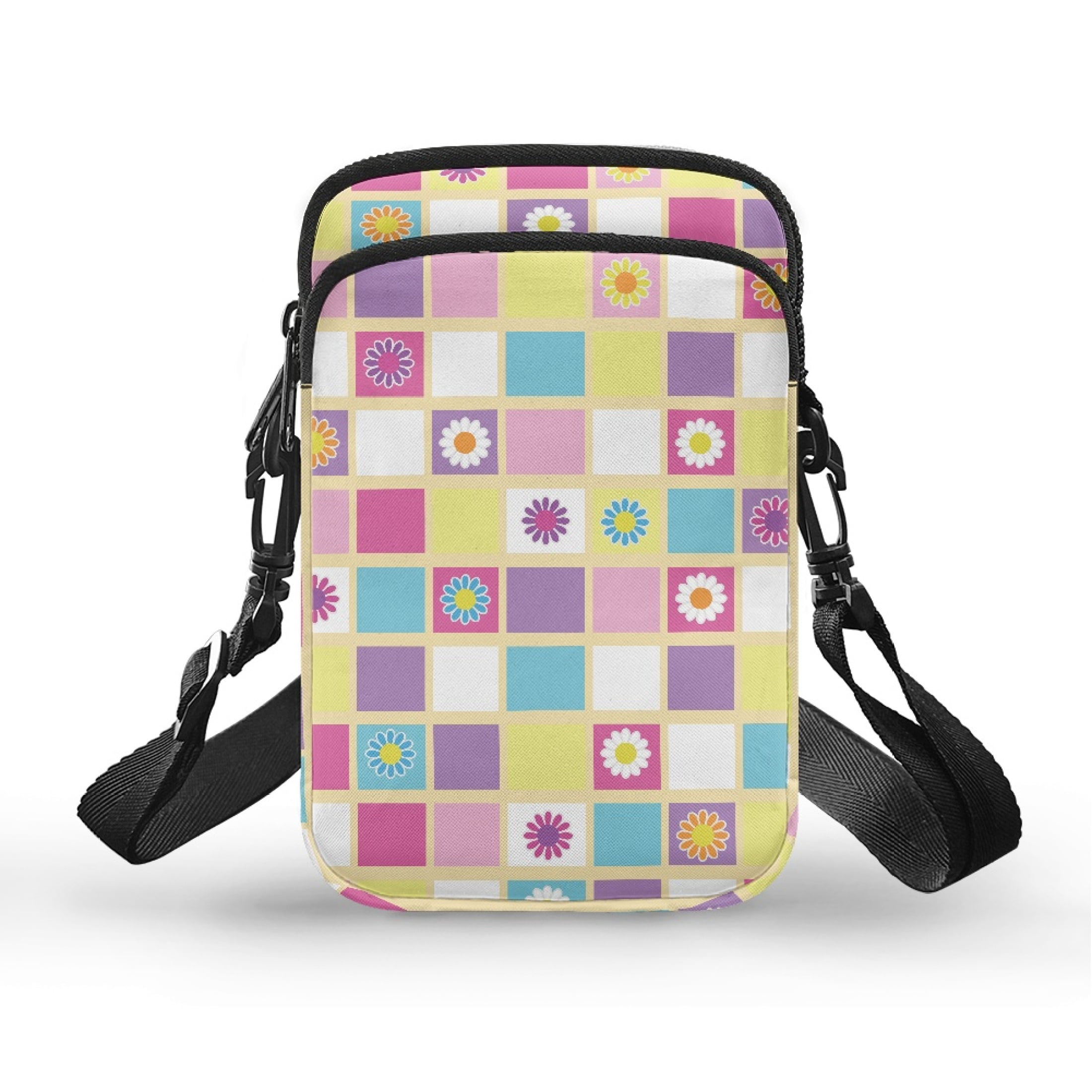 HELLHERO Polyester Women Messenger Bag with Zipper Sling Bag for ...