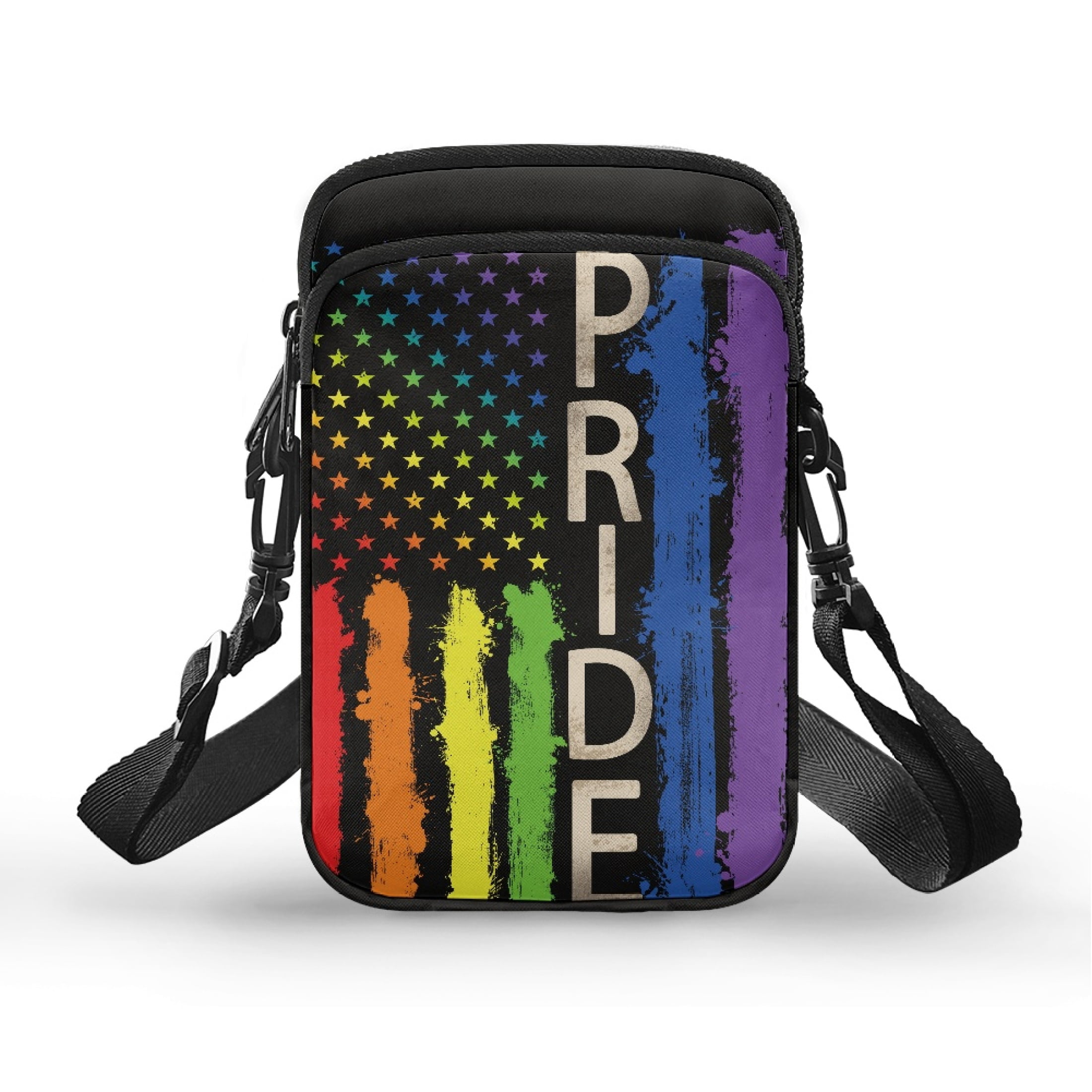 HELLHERO Rainbow National Flag Pattern Small Crossbody Purse Pride ...