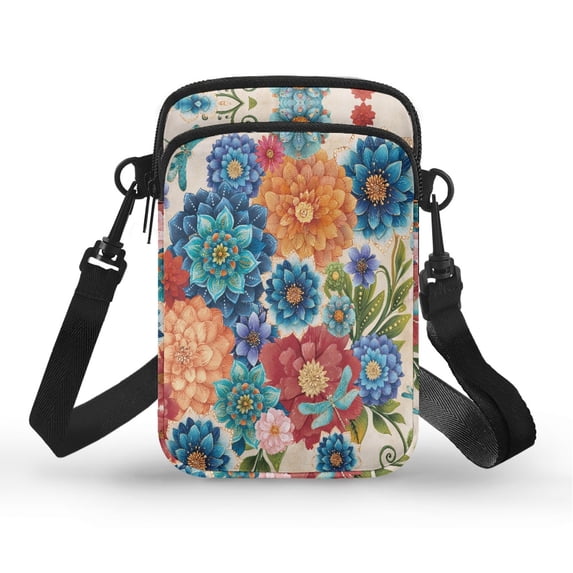 HELLHERO Sling Bag for Men, Women Outdoor Travel Daily Use Flowers ...