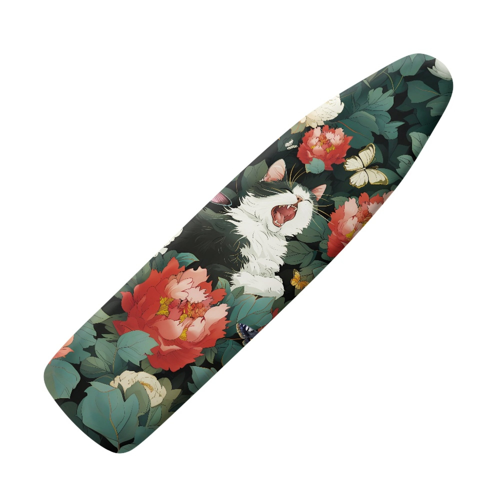 HELLHERO Soft Ironing Board Cover, Cat and Floral Ironing Board Cover ...