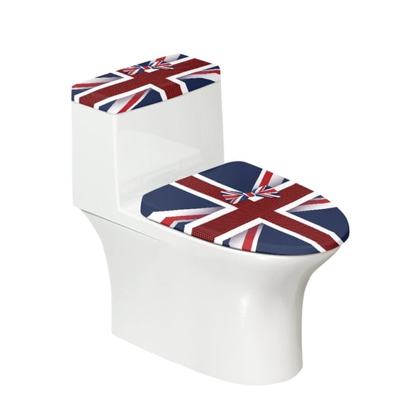 HELLHERO Toilet Seat Lid Cover The Image of the British Flag 2 Pieces ...