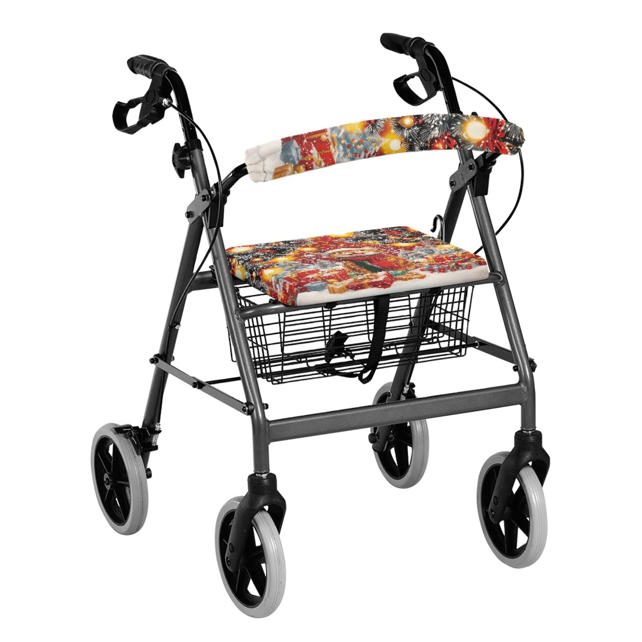 HELLHERO Walker Seat Covers Reusable Rollator Walker Cover & Fit ...