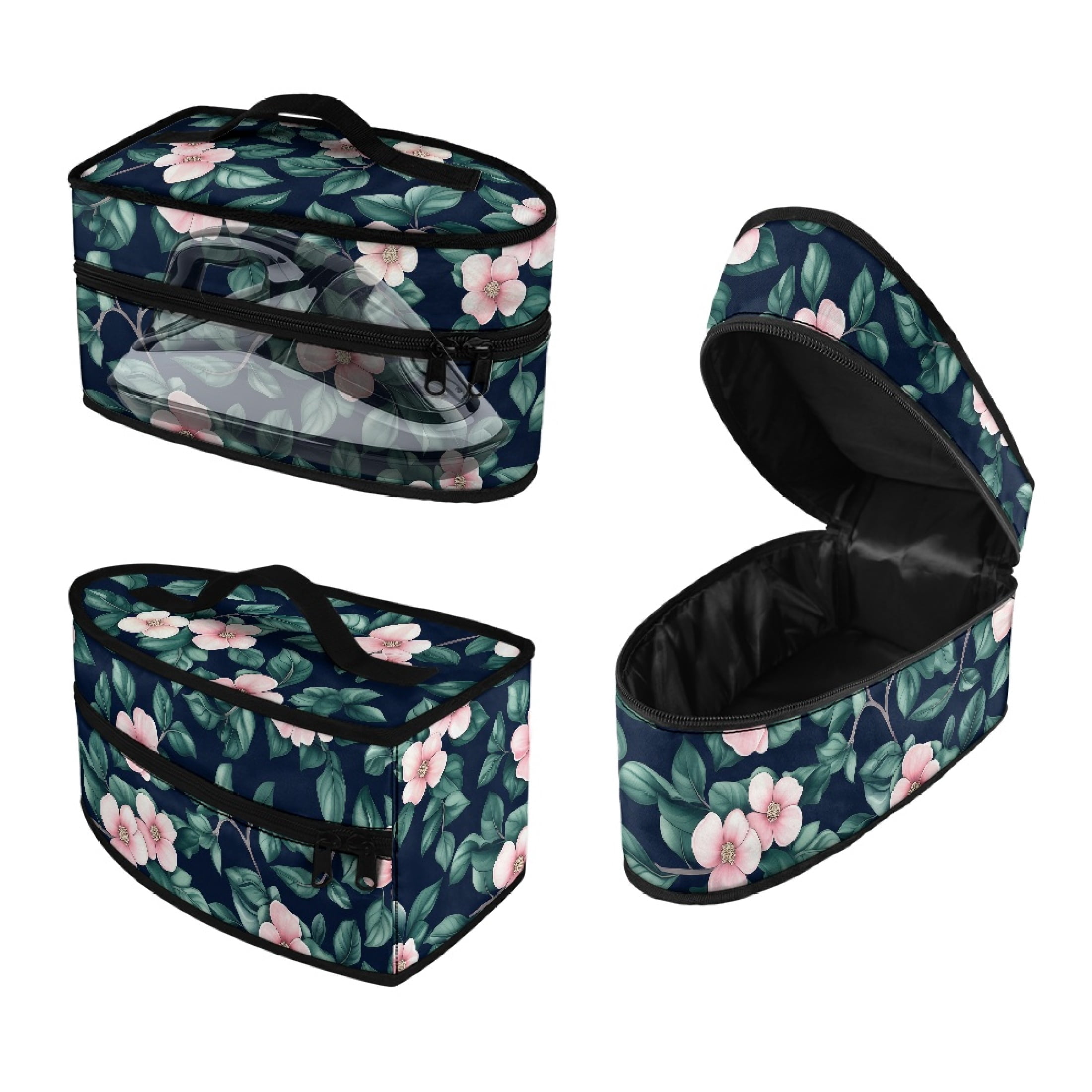 HELLHERO Watercolor Flowers Travel Steamer Carrier Bag Compatible with ...