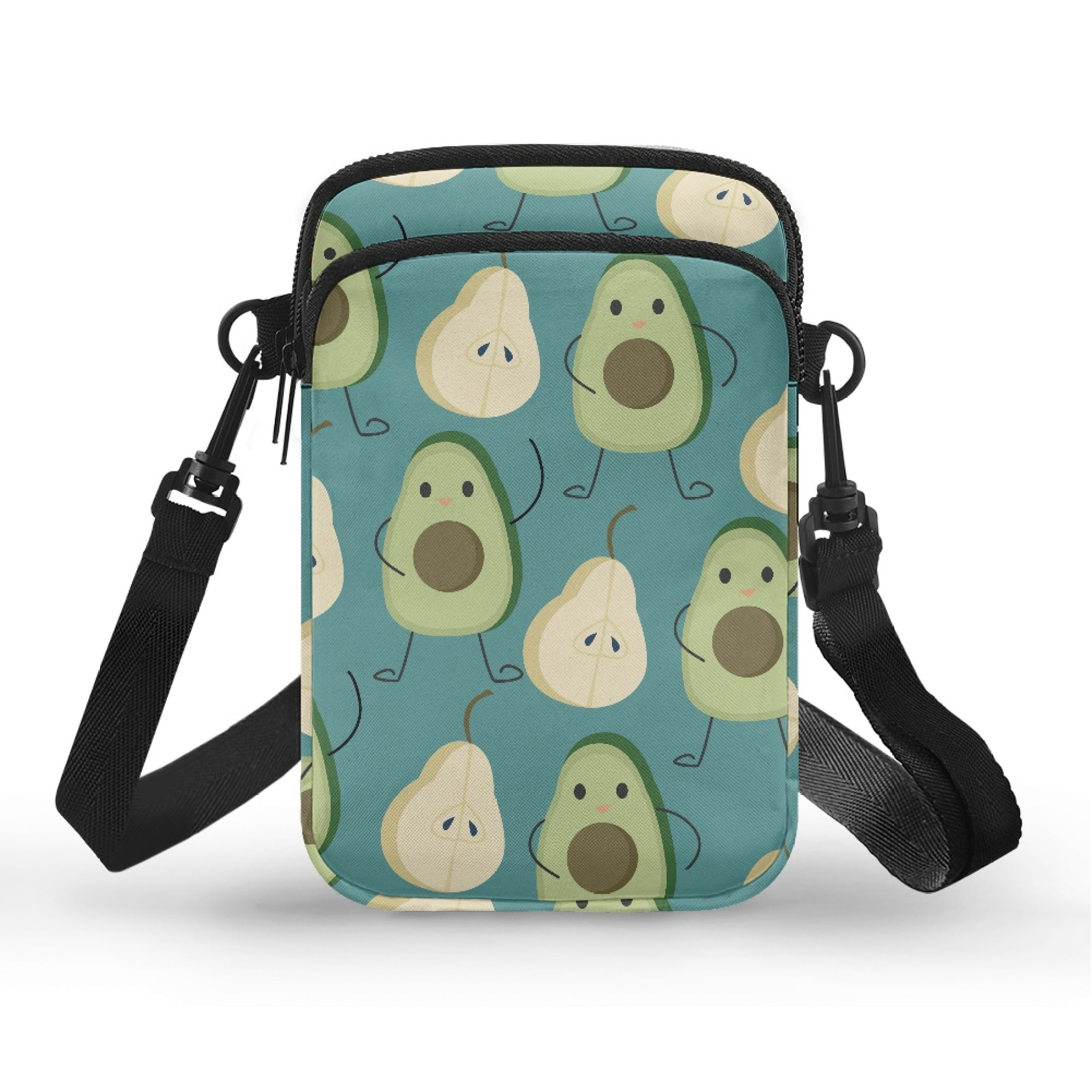 HELLHERO Women Messenger Bag Cartoon Pear Adjustable Shoulder Strap ...