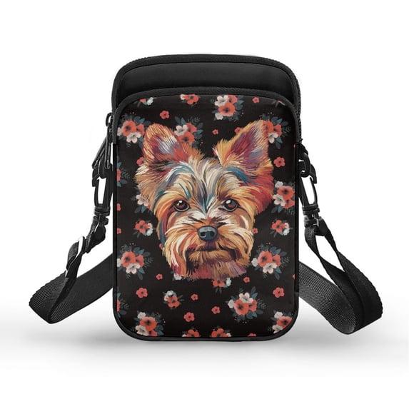 HELLHERO Yorkie Dog Small Crossbody Purse for Women with Zipper ...