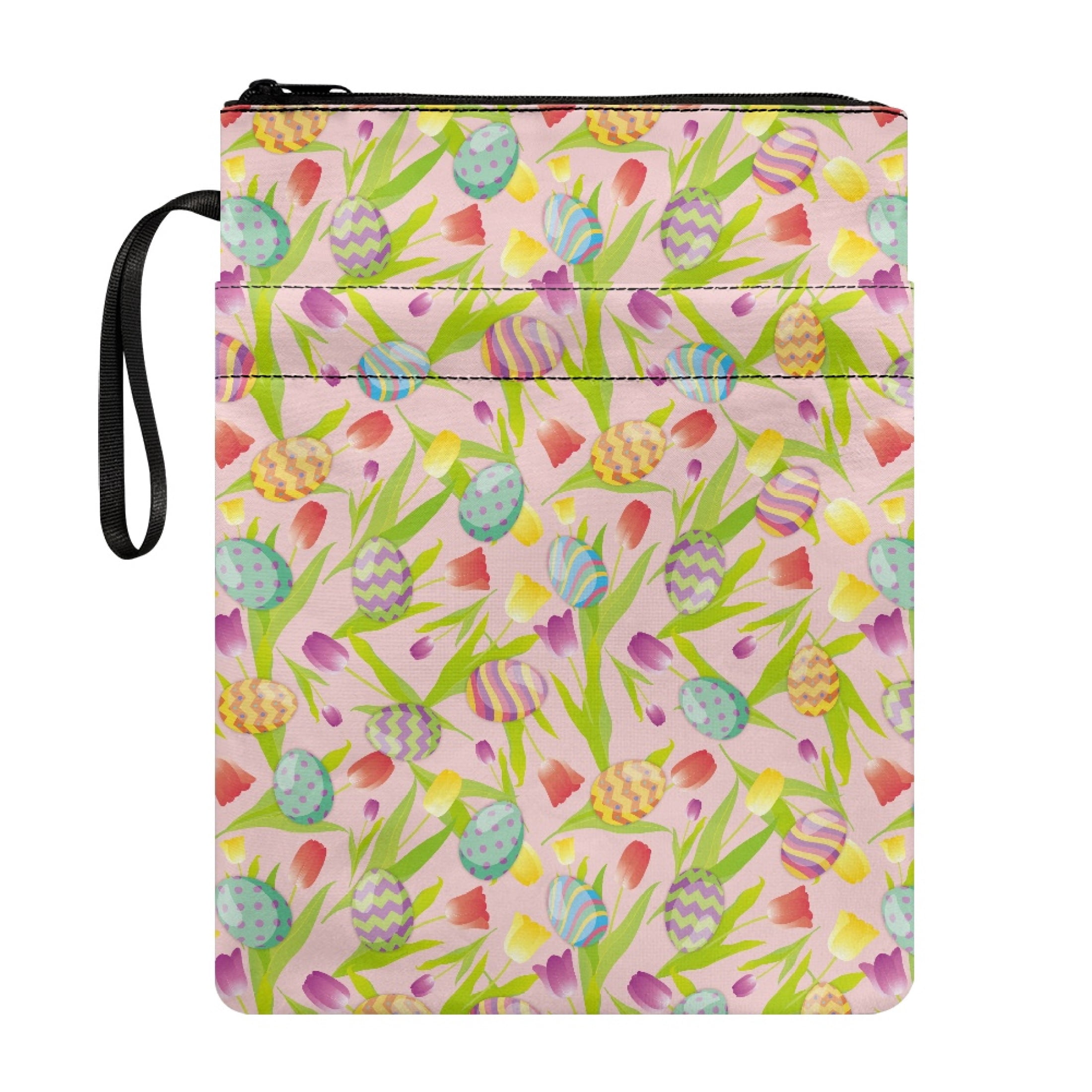 HELLHERO Zipper Bag with Pocket Polyester Bible Case Bag with ...