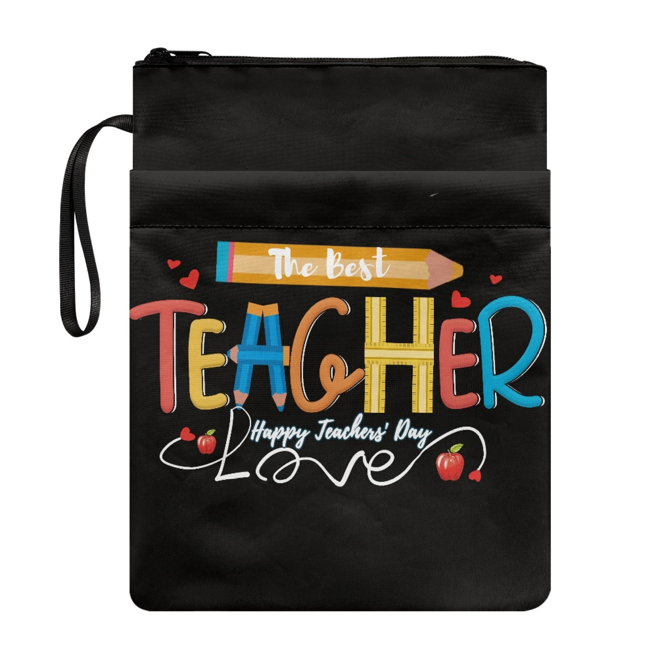 HELLHERO Zipper Pouch, 8.66 x 11.42 with Handle for Book Club Gifts ...