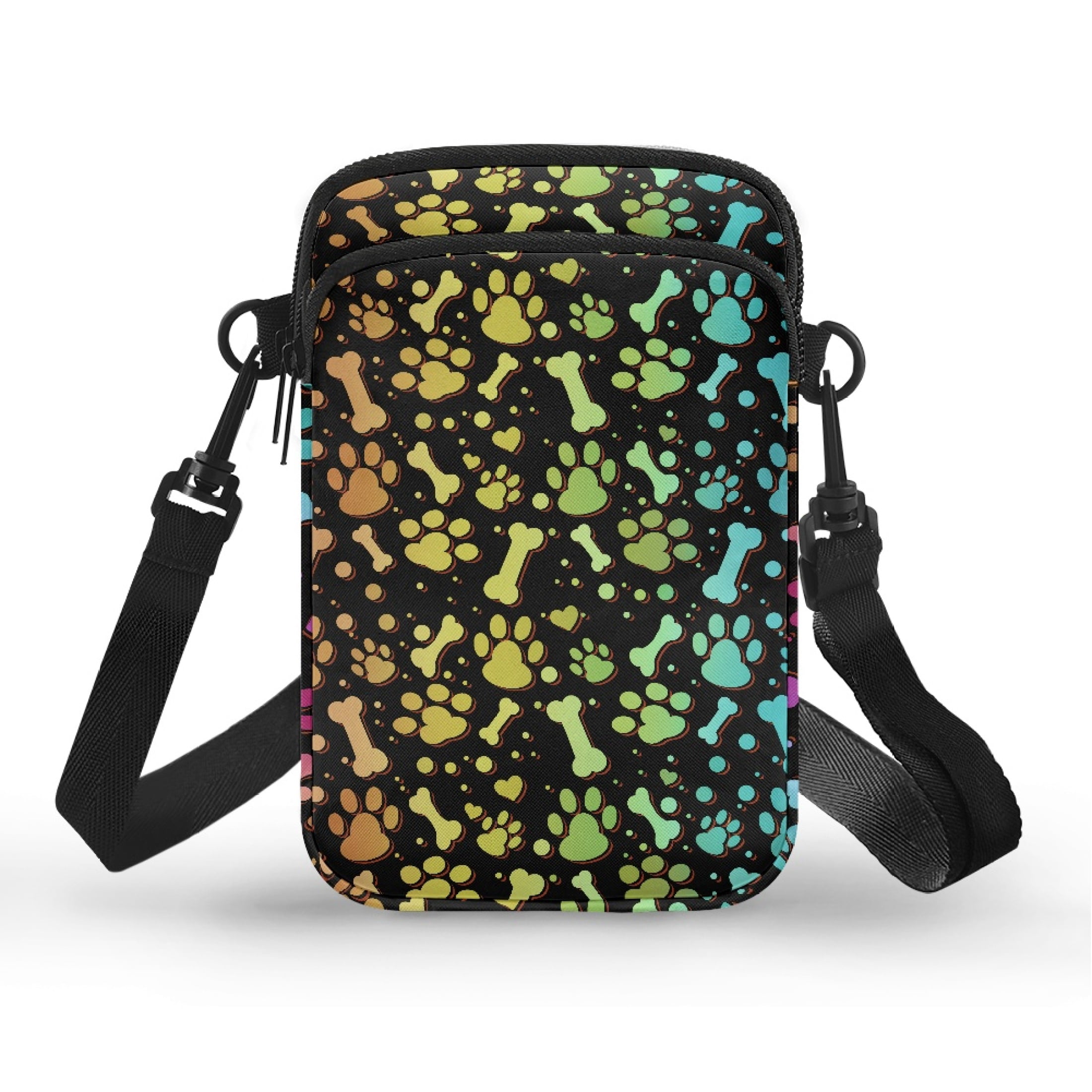 HELLHERO with Zipper Cross Body Purse, Polyester Crossbody Small ...