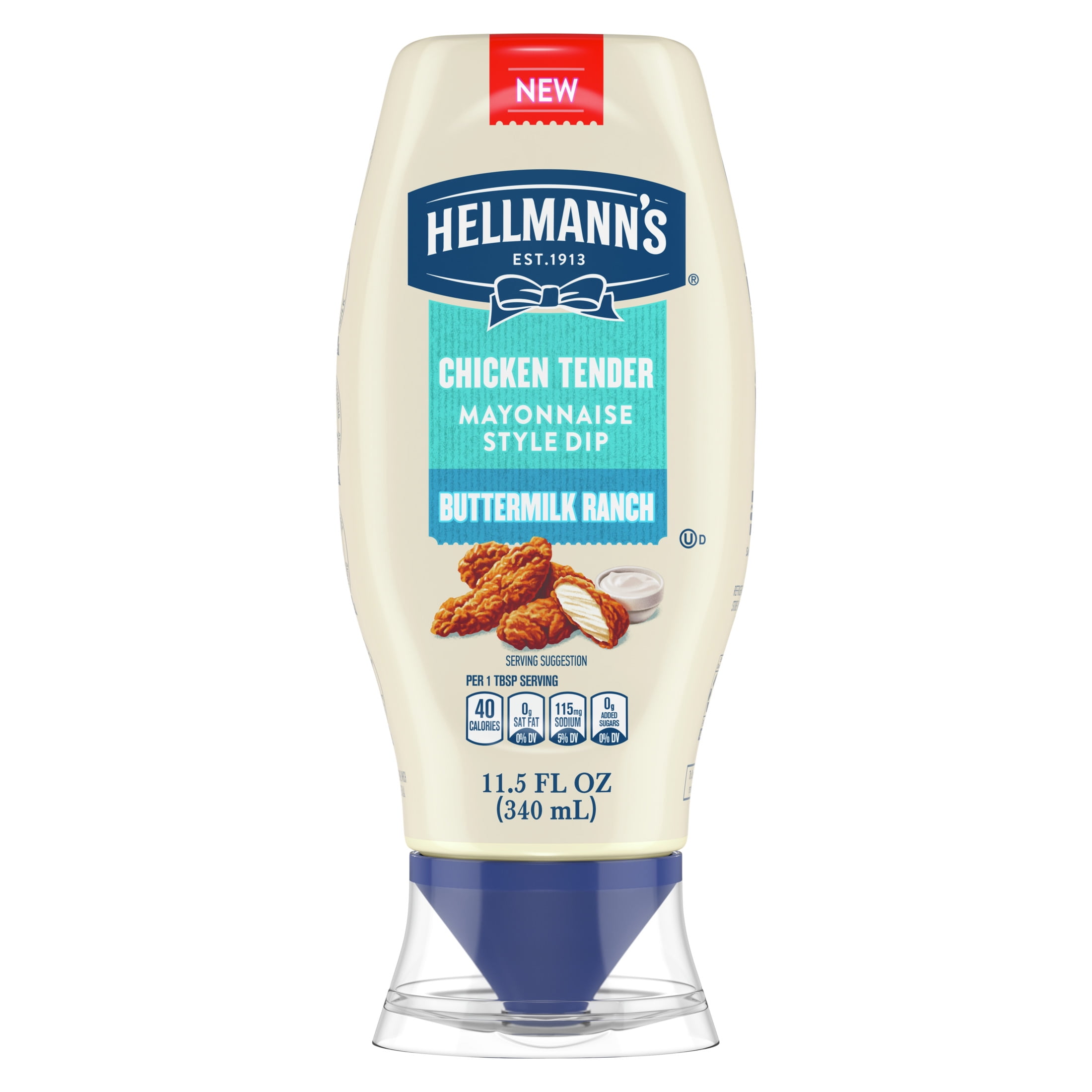 Hellmann's Buttermilk Ranch Chicken Tender Mayonnaise Style Dip 11.5 Fl ...