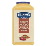 HELLMANN'S Spicy Mayonnaise, 1 Gallon Jar, Condiment for Sandwiches ...