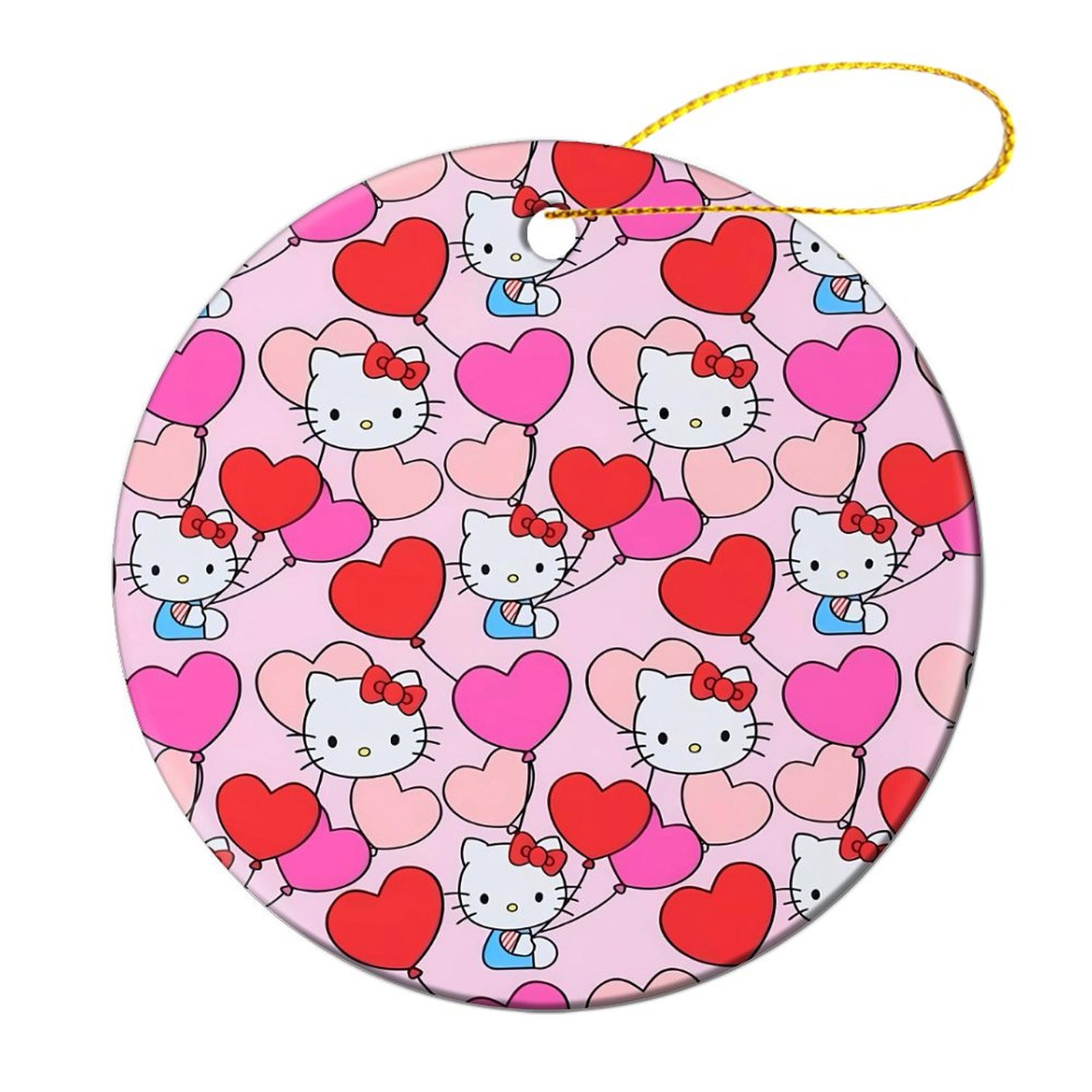 HELLO KITTY 11 Christmas Tree Ornaments Double-Sided Design For Kids Mom Dad Friends Families ...