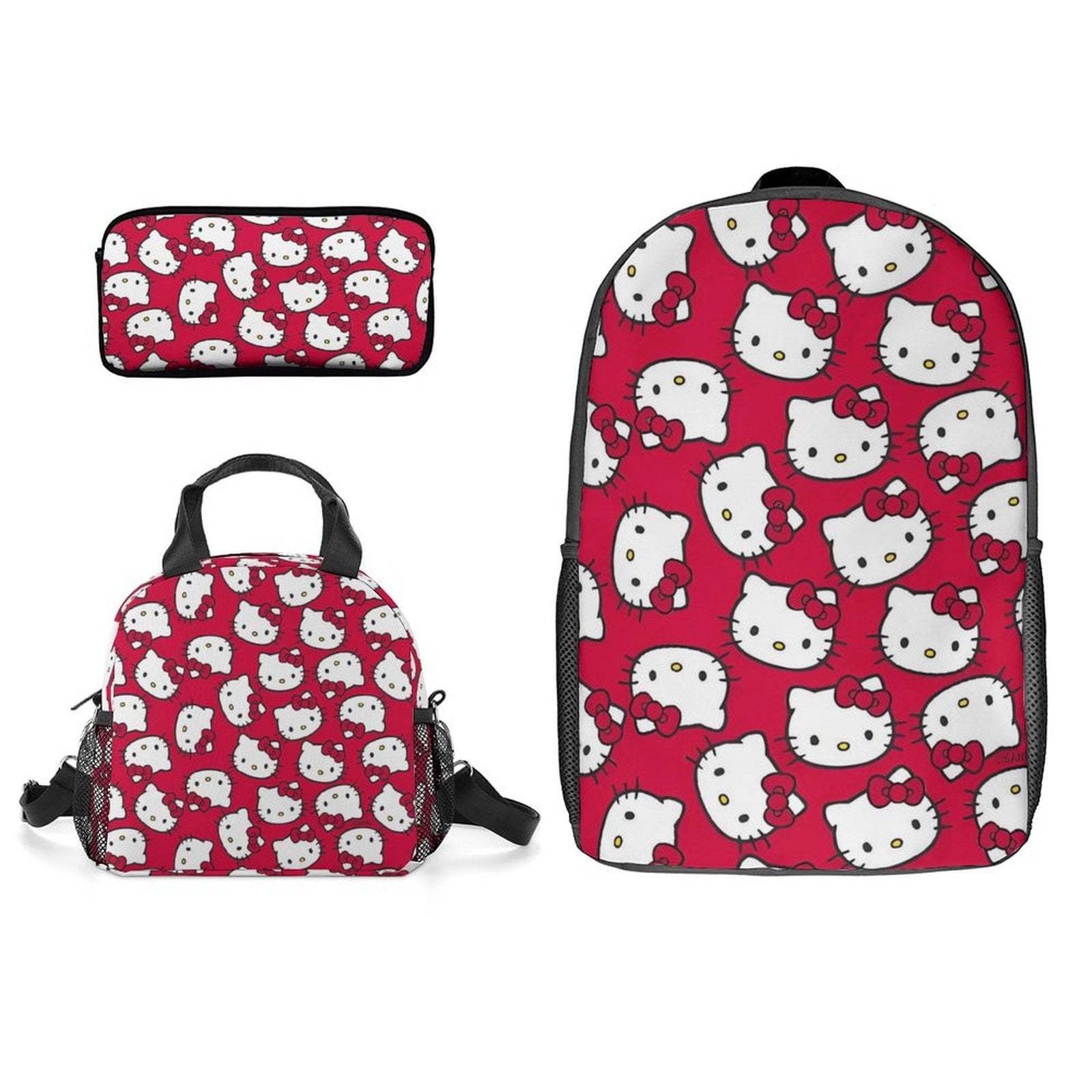HELLO-KITTY 34 Anime Backpack for Mens/Women Gifts Backpack with Lunch ...