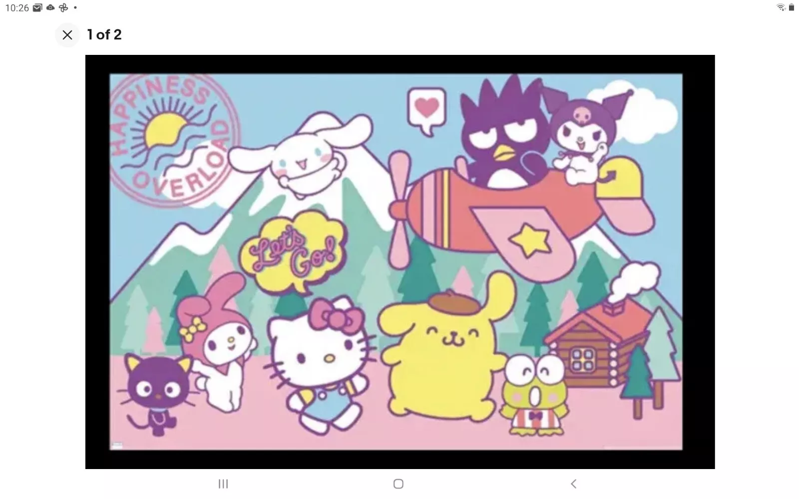 HELLO KITTY AND FRIENDS - HAPPINESS OVERLOAD POSTER - Walmart.com