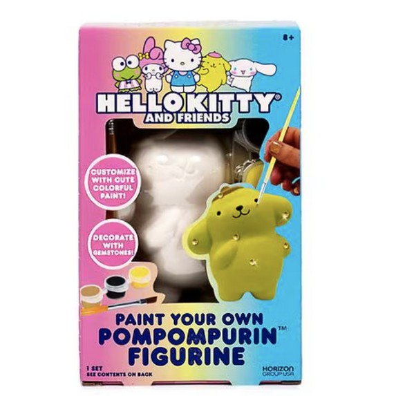 HELLO KITTY AND FRIENDS PAINT YOUR OWN POMPOMPURIN FIGURINE - Walmart.com