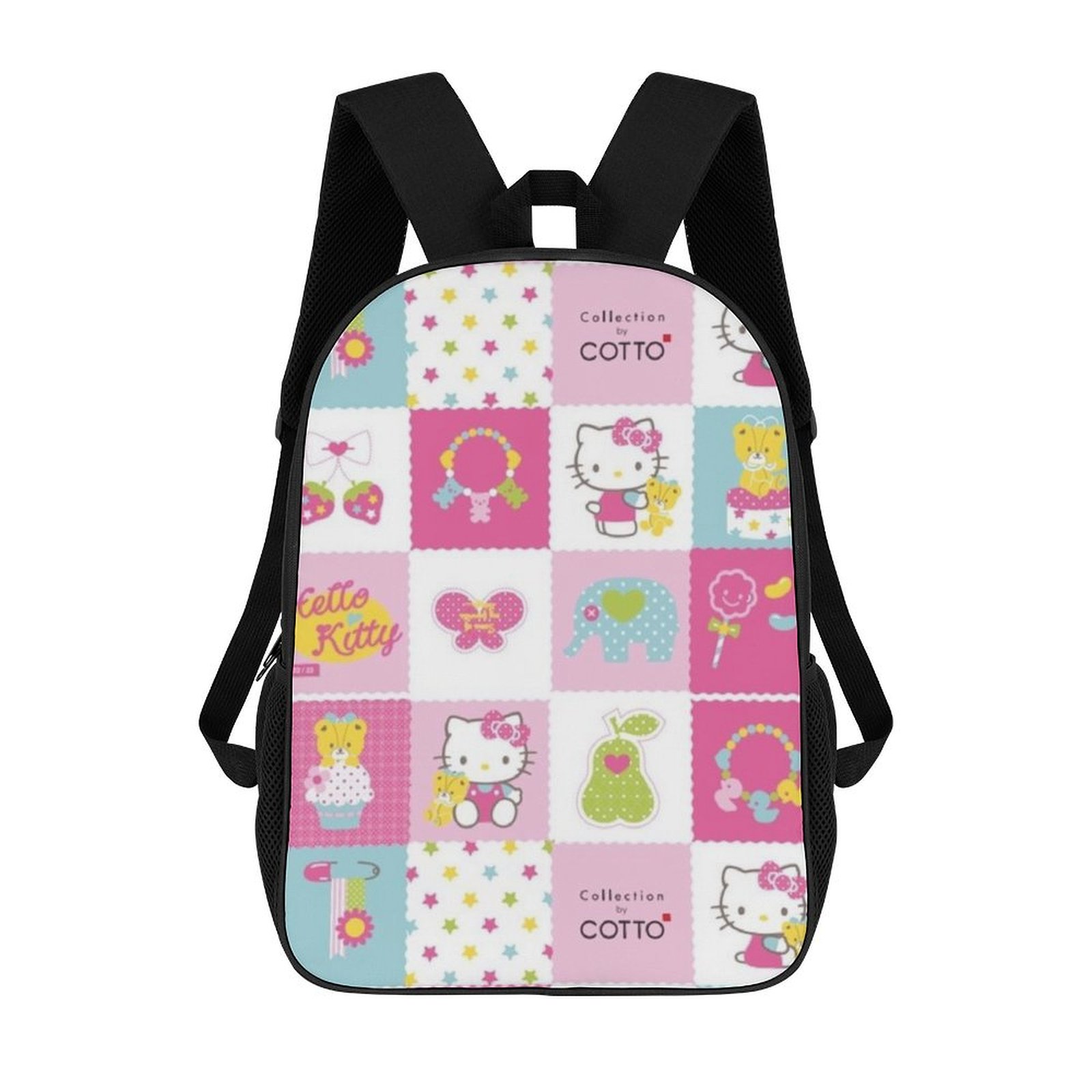 Hello Kitty 17 inch Shoulder Backpack Bookbag Travel Cute Daycare ...