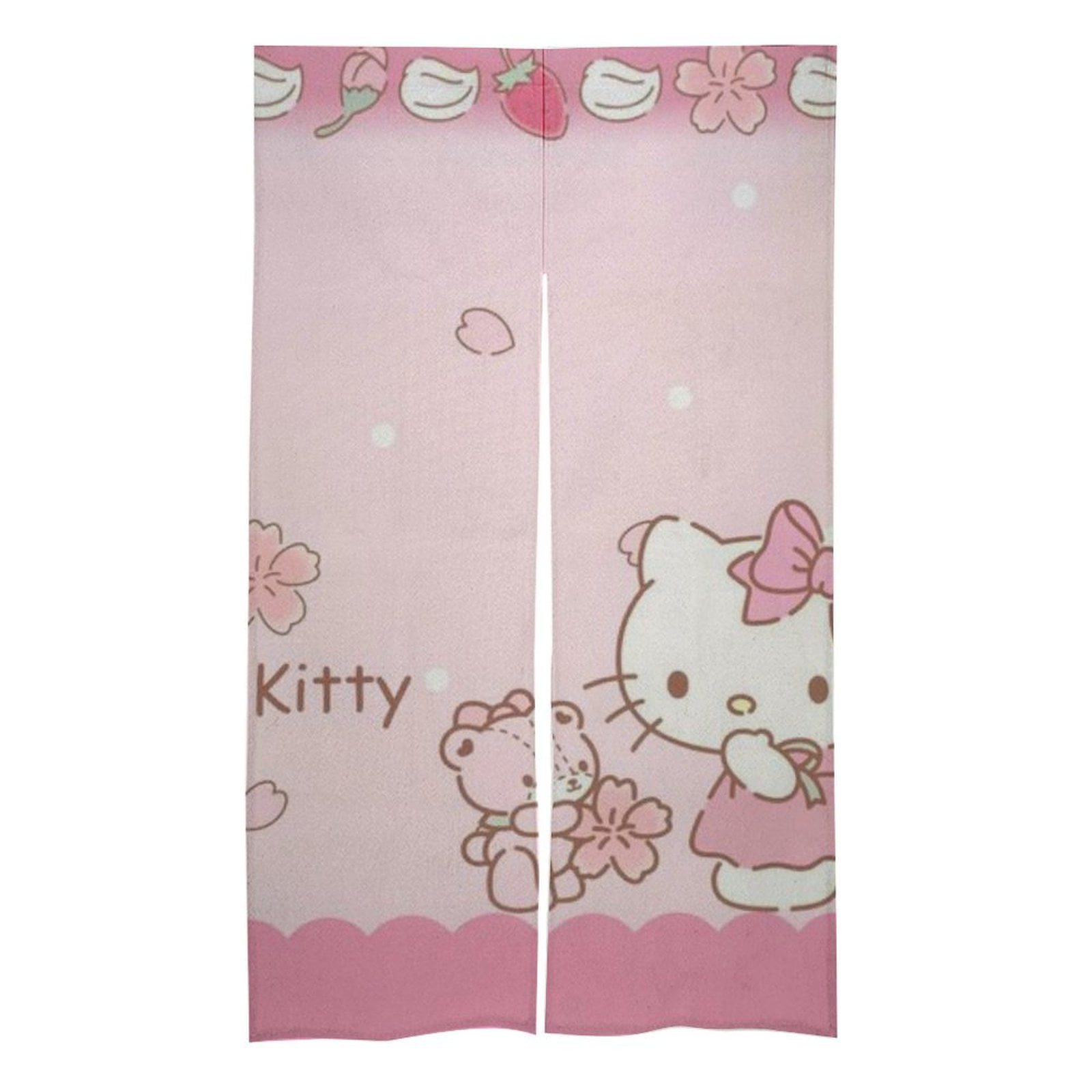 HELLO KITTY Curtain for Doorway Curtain Splice Privacy Window ...