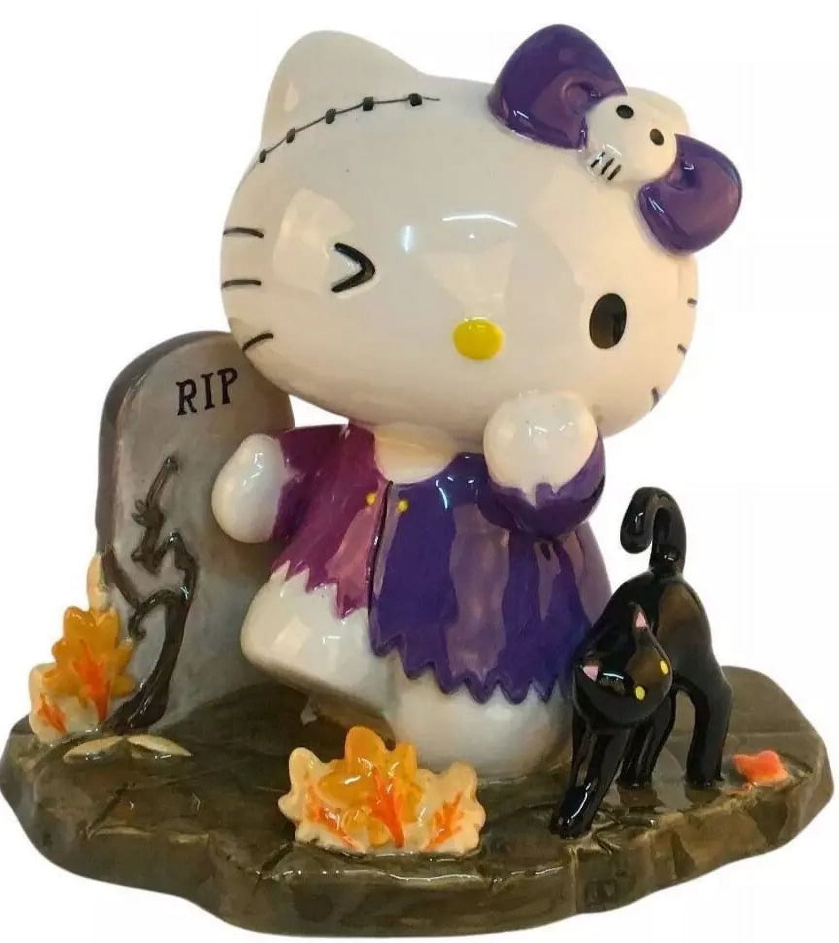 HELLO KITTY HALLOWEEN RIP HAUNTED FIGURINE BY BLUE SKY - Walmart.com