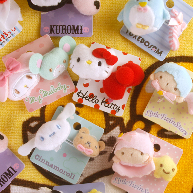 HELLO KITTY Hot selling products Cute Sanrio Plush Hair Rope Girl ...