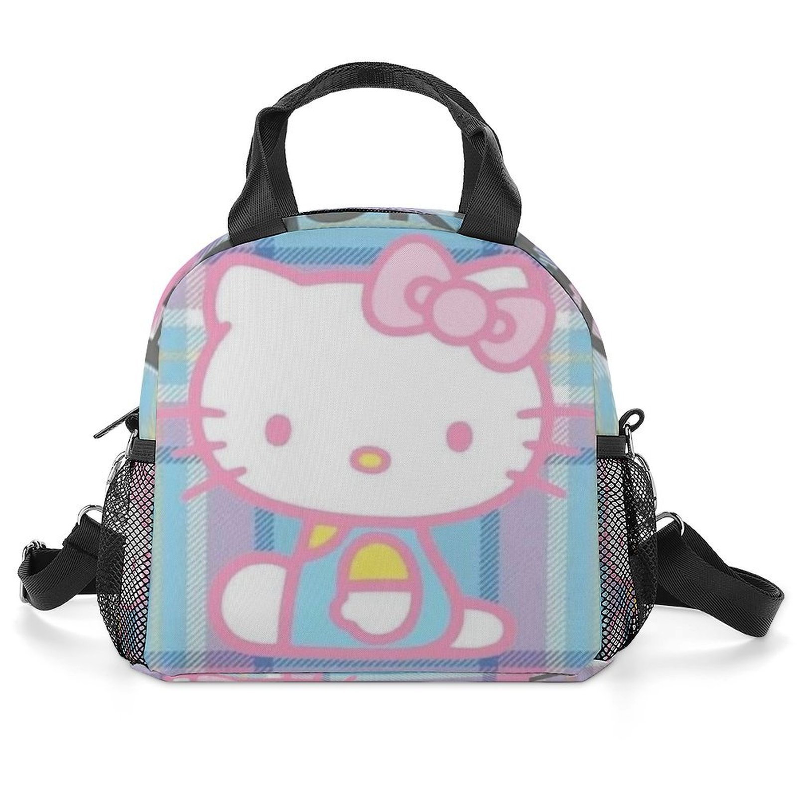 HELLO KITTY Lunch Bag Insulated Crossbody Anime for Work Picnic Travel ...