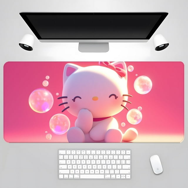 HELLO KITTY Mouse Pad Gamer Pc Gaming Accessories Rubber Mat XXL ...