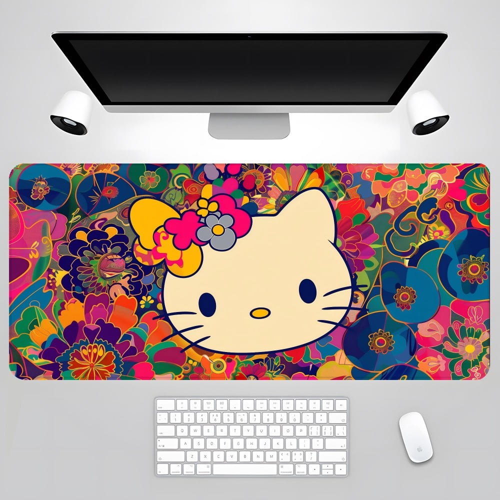 HELLO KITTY Mousepad 400x800 Gamer Pc Gaming Accessories Rubber Mat XXL ...