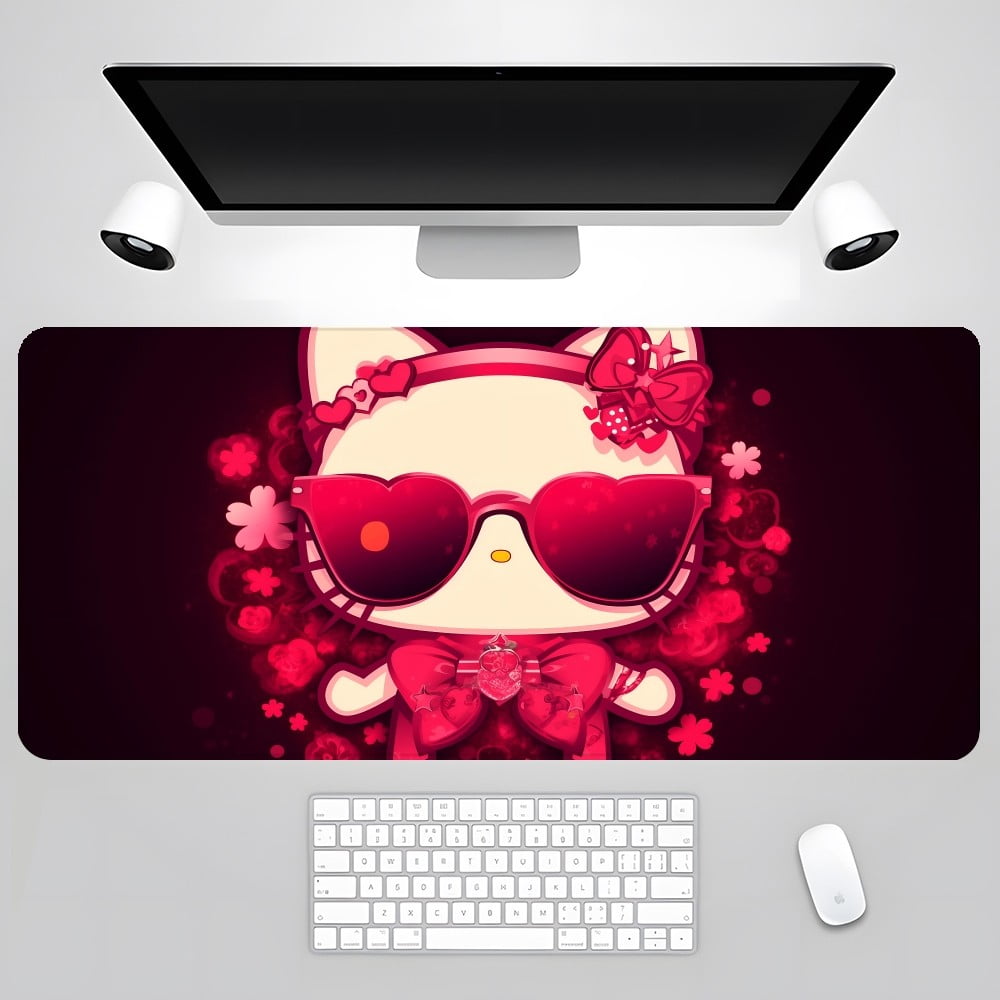HELLO KITTY Mousepad 400x800 Gamer Pc Gaming Accessories Rubber Mat XXL ...