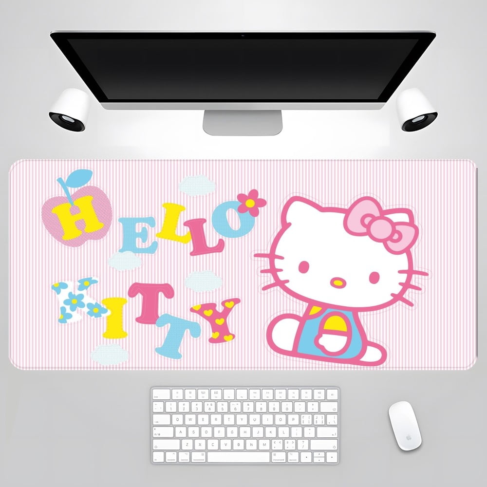HELLO KITTY Mousepad 400x800 Gamer Pc Gaming Accessories Rubber Mat XXL ...