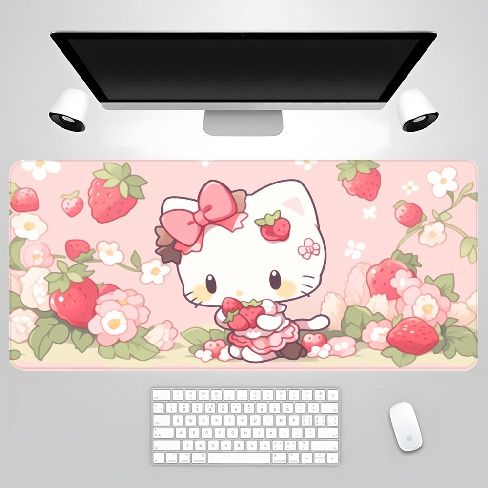 HELLO KITTY Mousepad 400x800 Gamer Pc Gaming Accessories Rubber Mat XXL ...